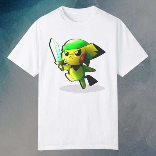 Pikachu Link The Legend of Zelda T-shirt - Walmart.com