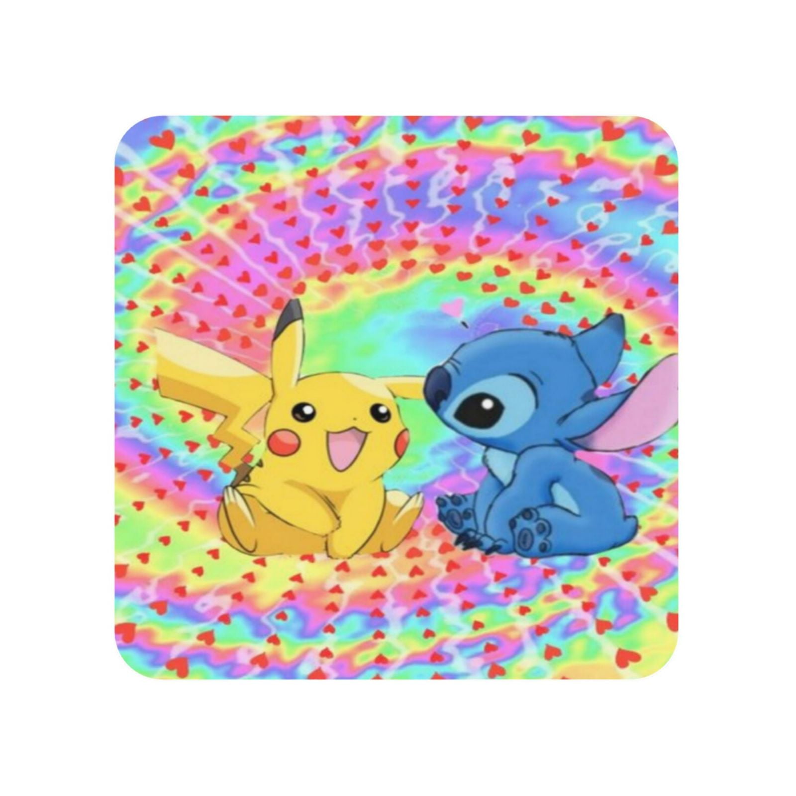Pikachu Love Stitch Fridge Magnets, Acrylic Magnetic Refrigerator ...