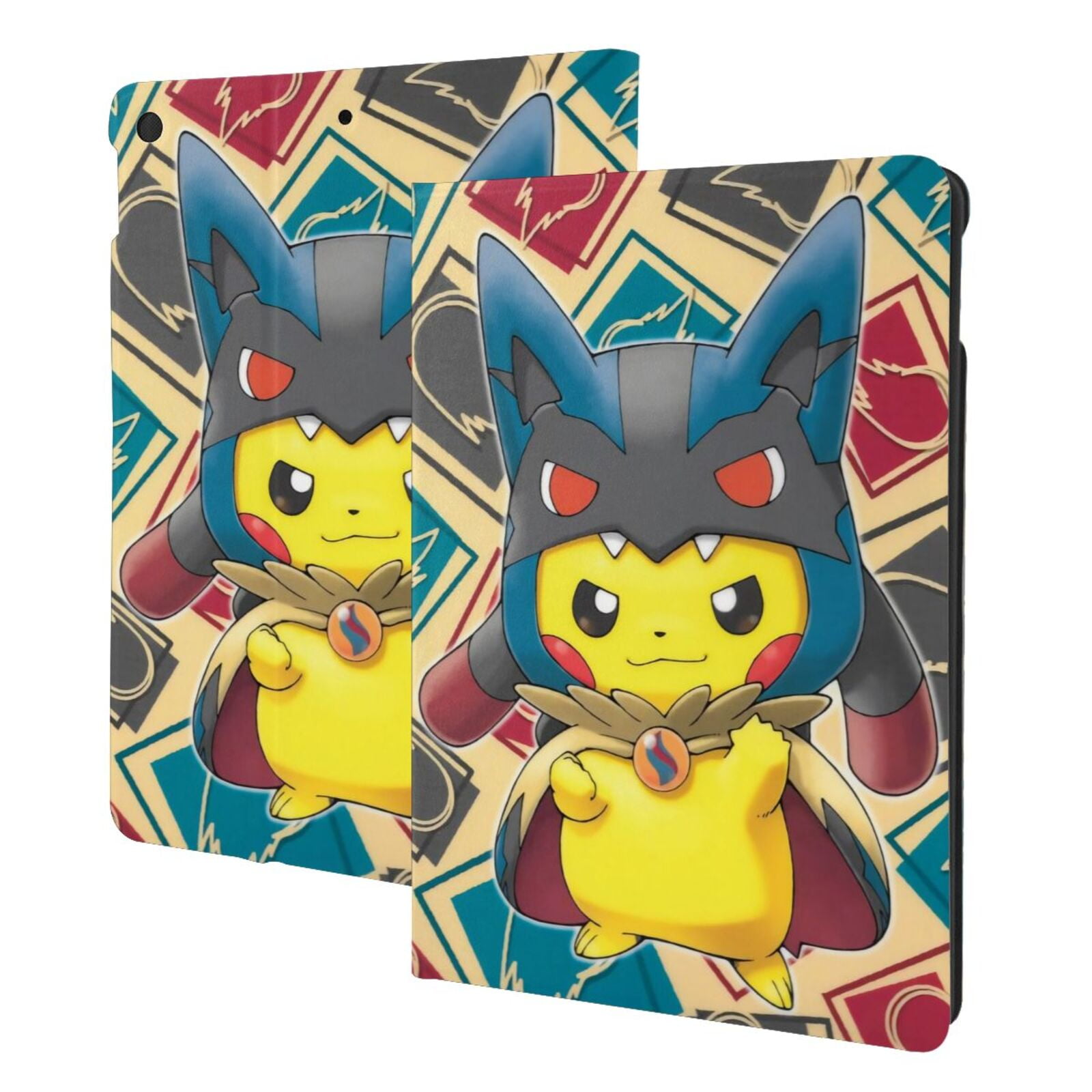 Pikachu-Mega Lucario Kawaii Cute 3d Design Ipad Case Soft Covers For ...