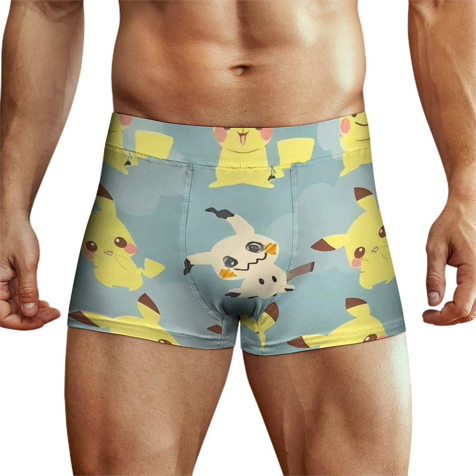 Pikachu Men's Cartoon Boxer BriefsMens Underwear S - Walmart.com