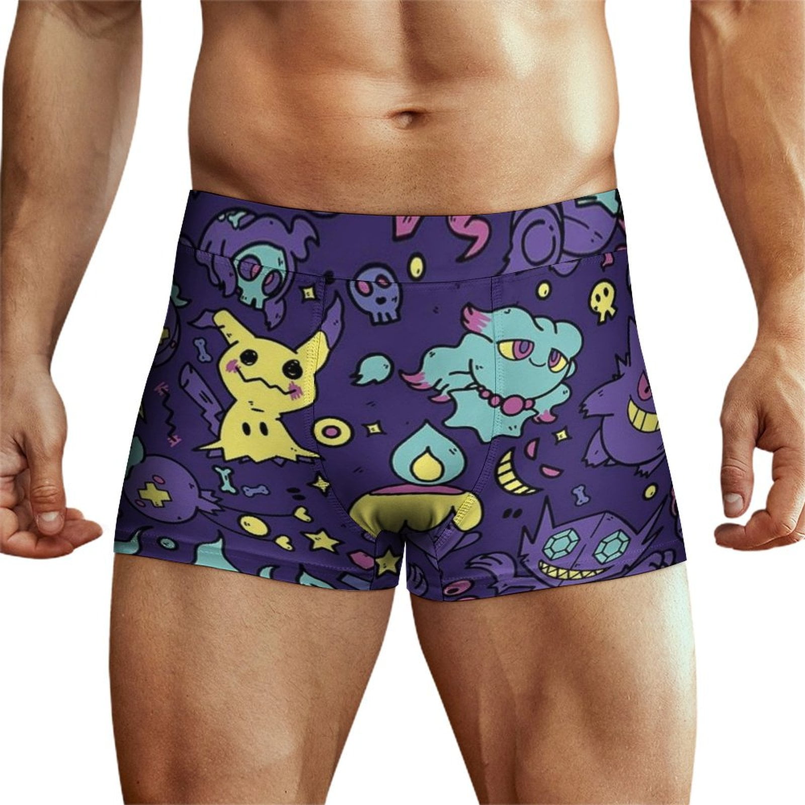 Pikachu Men's Cartoon Boxer BriefsMens Underwear XL - Walmart.com