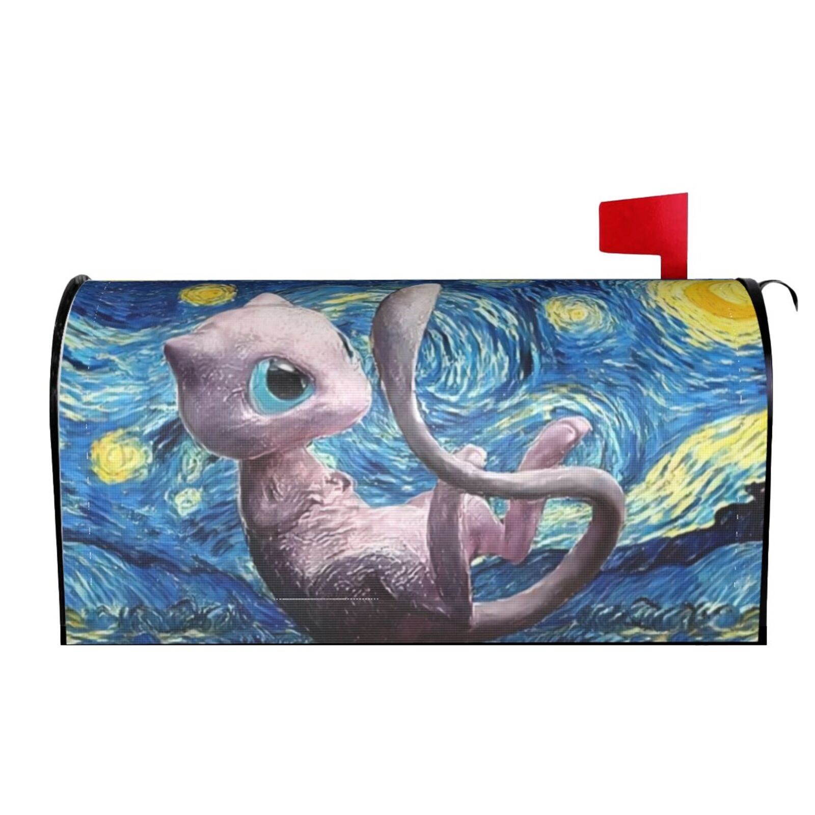 Pikachu Mewtwo Cartoon Character Mailbox Cover Magnetic Standard Size ...