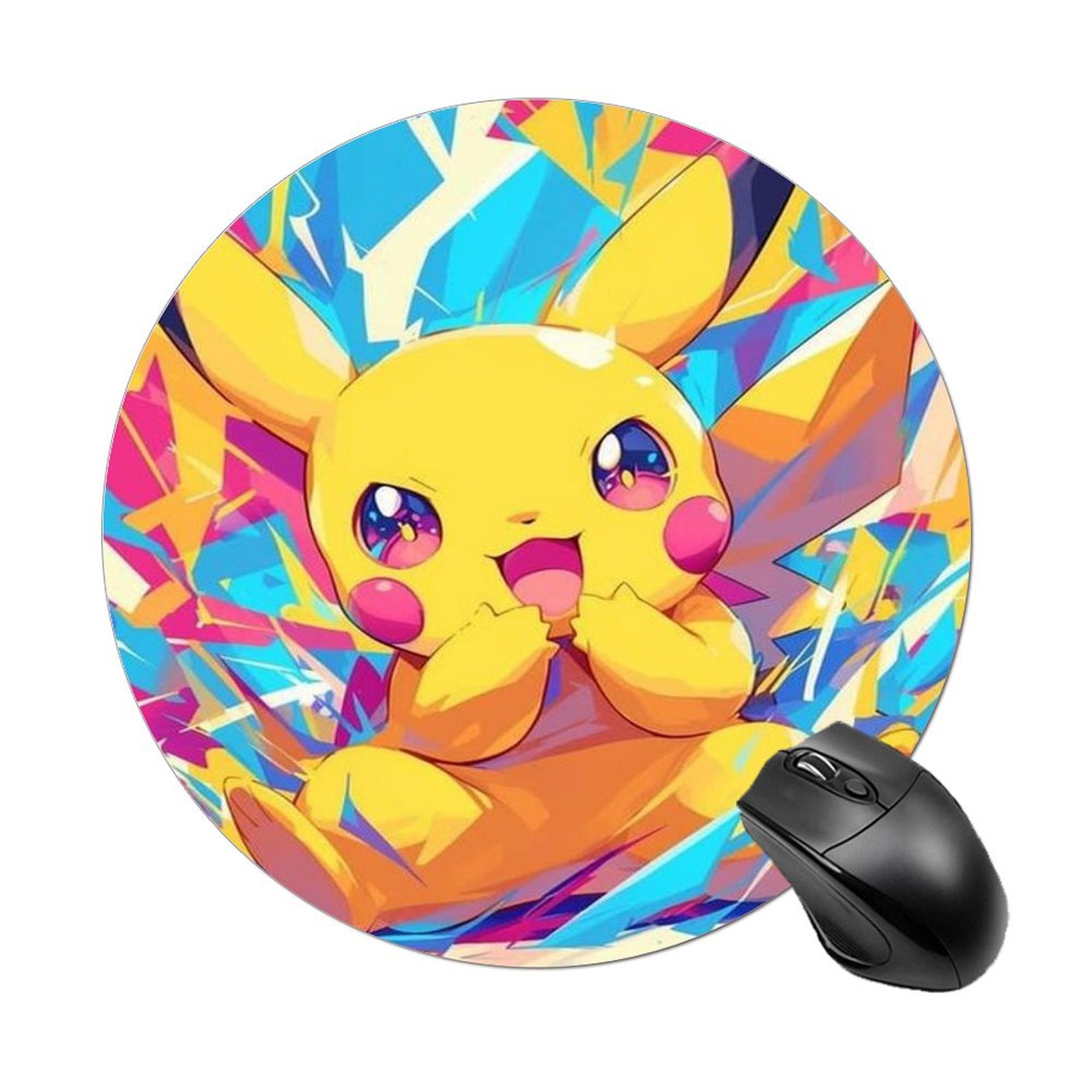 Pikachu Mouse Pad Anime for Office Desk Computer Desk Gaming Room ...