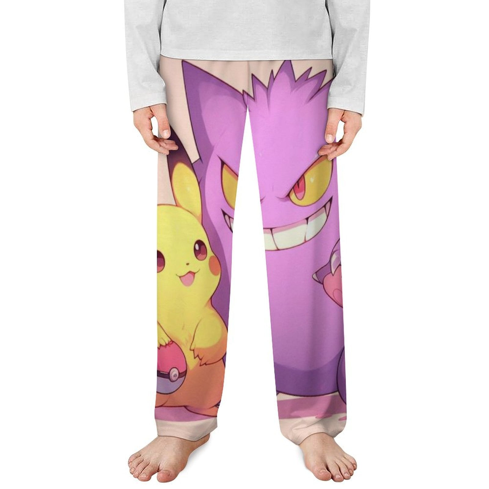 Pikachu Pajama Pants for Kids Anime Sleep Bottoms Pikachu Merch for ...