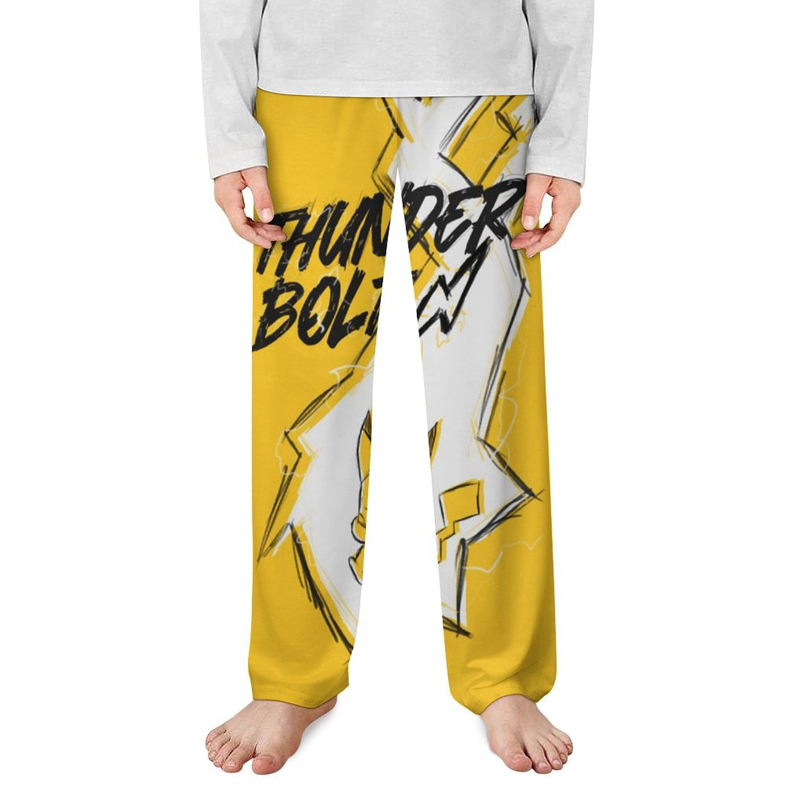 Pikachu Pajama Pants for Kids Anime Sleep Bottoms Pikachu Merch for ...