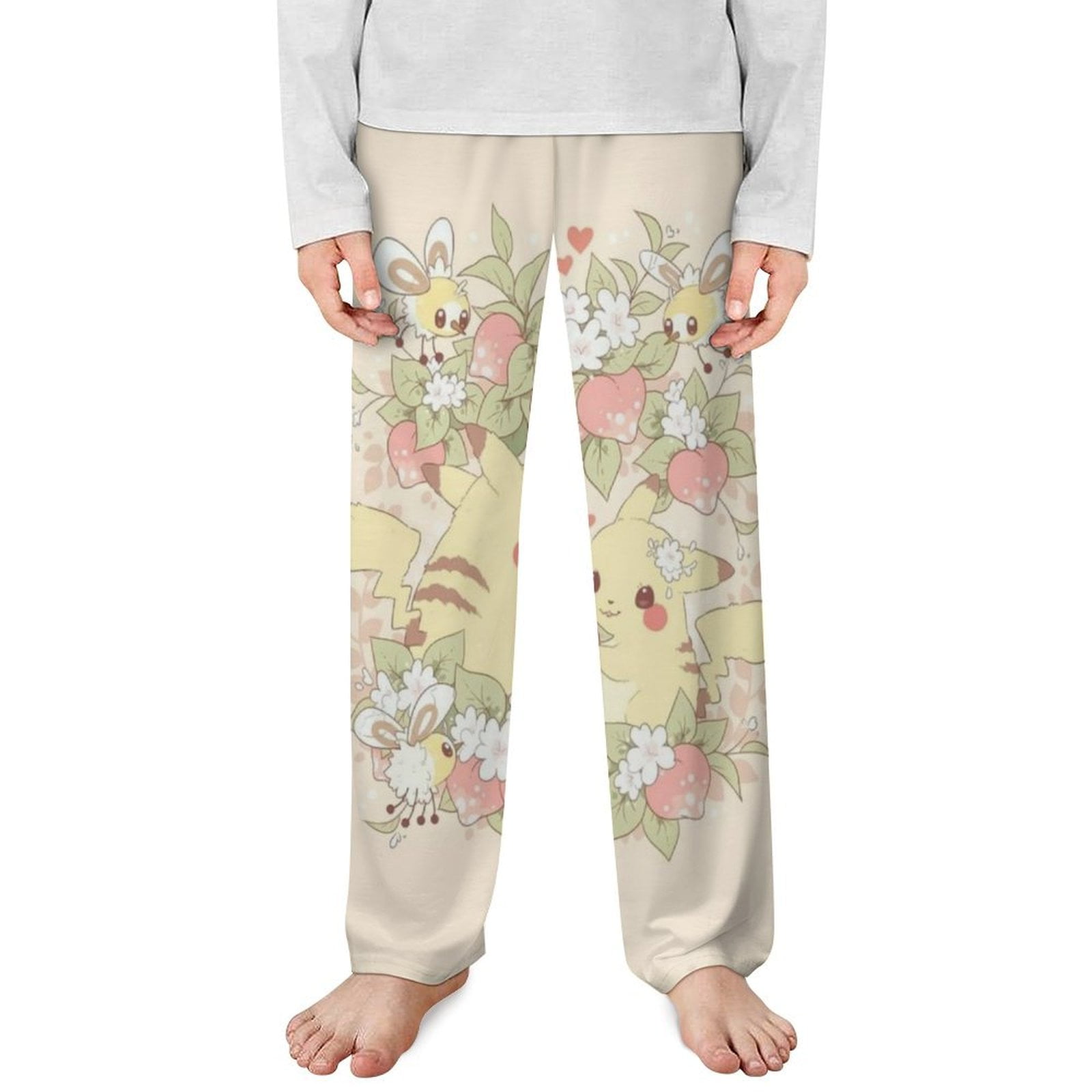 Pikachu Pajama Pants for Kids Anime Sleep Bottoms Pikachu Merch for ...