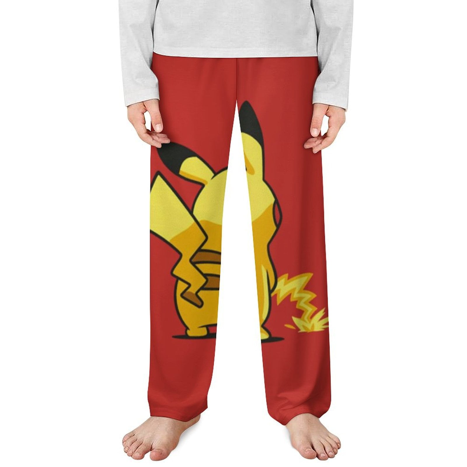Pikachu Pajama Pants for Kids Anime Sleep Bottoms Pikachu Merch for ...