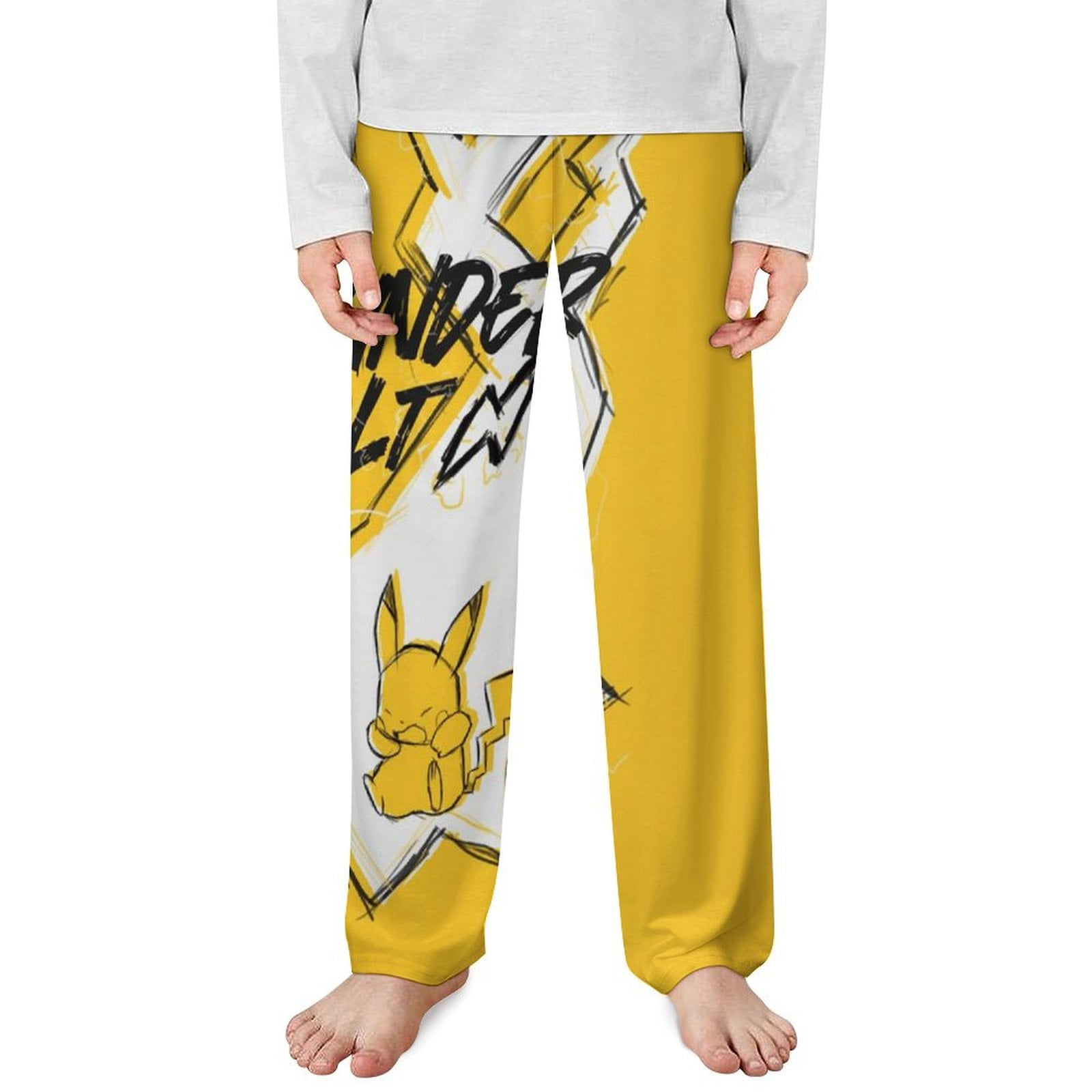 Pikachu Pajama Pants for Kids Anime Sleep Bottoms Pikachu Merch for ...