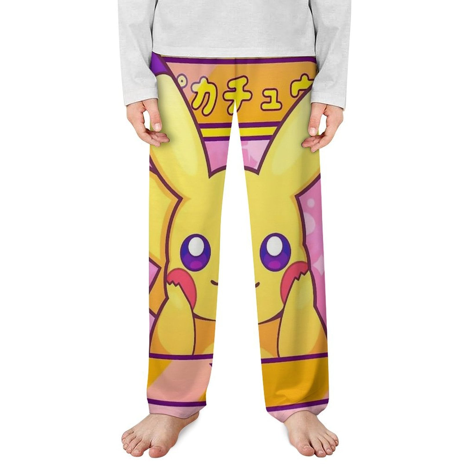 Pikachu Pajama Pants for Kids Anime Sleep Bottoms Pikachu Merch for ...