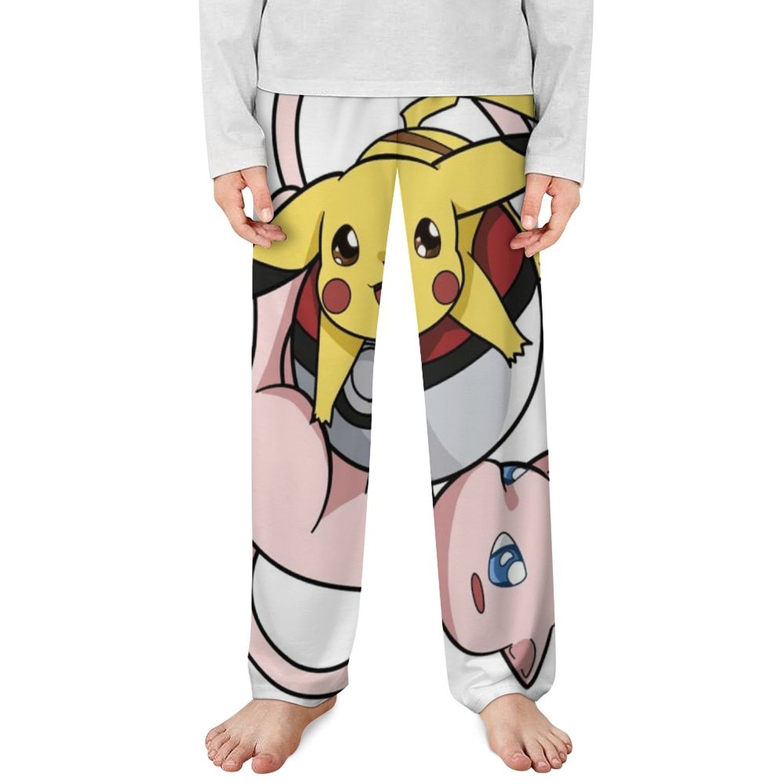 Pikachu Pajama Pants for Kids Anime Sleep Bottoms Pikachu Merch for ...