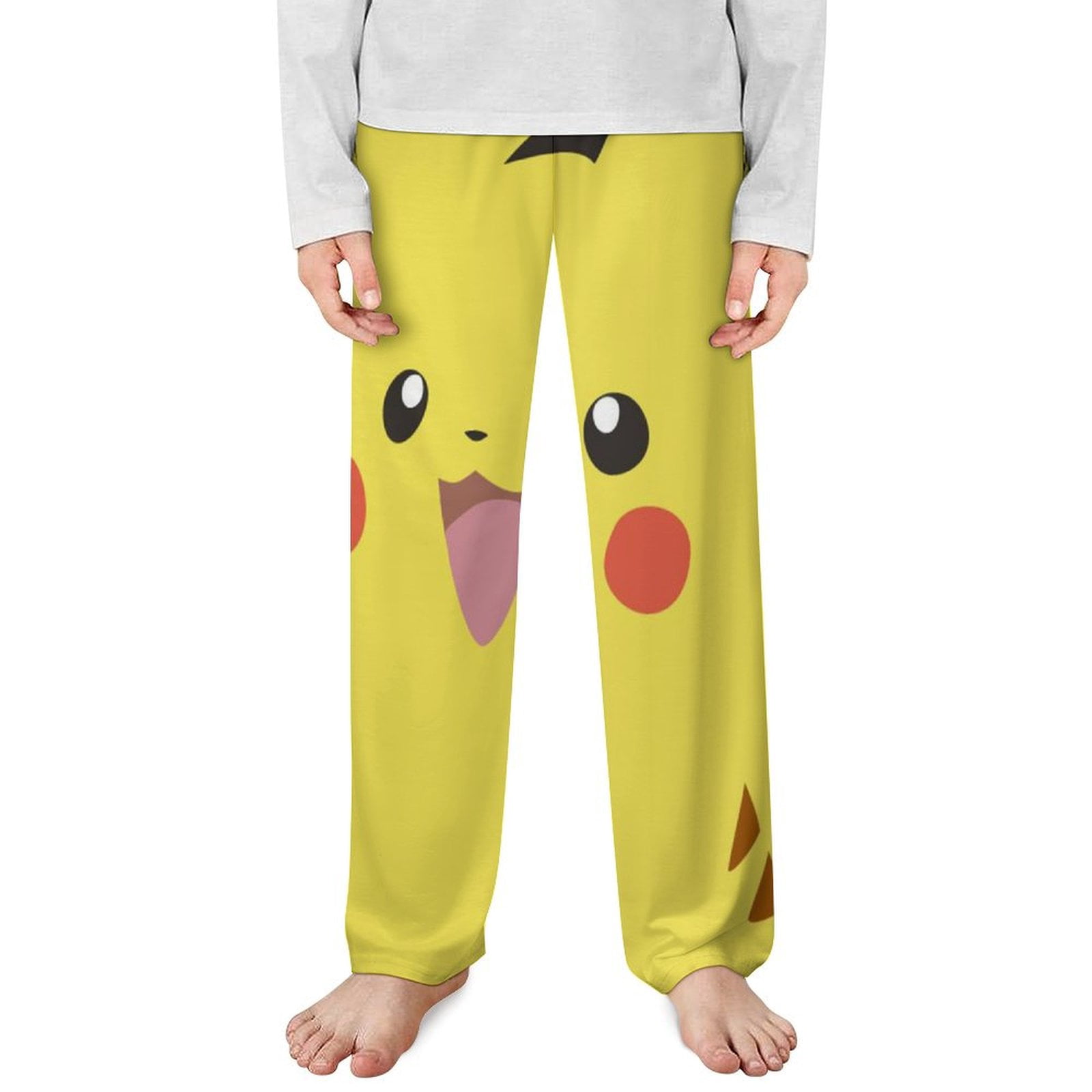 Pikachu Pajama Pants for Kids Anime Sleep Bottoms Pikachu Merch for ...