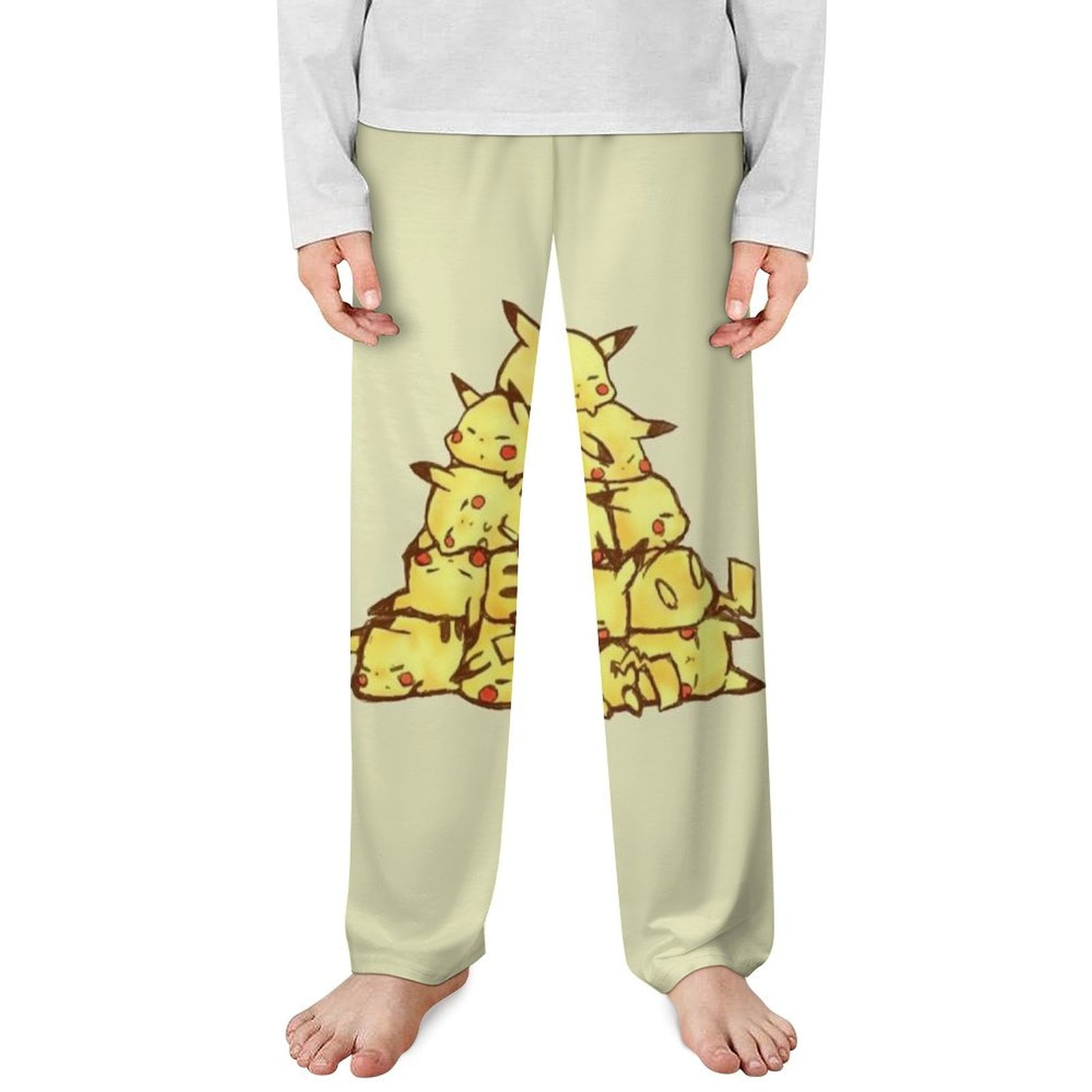 Pikachu Pajama Pants for Kids Anime Sleep Bottoms Pikachu Merch for ...