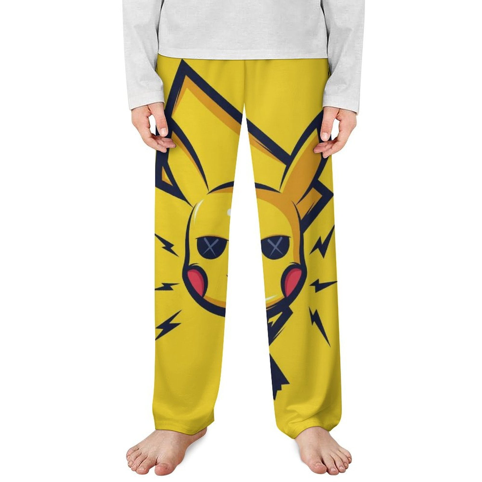 Pikachu Pajama Pants for Kids Anime Sleep Bottoms Pikachu Merch for ...