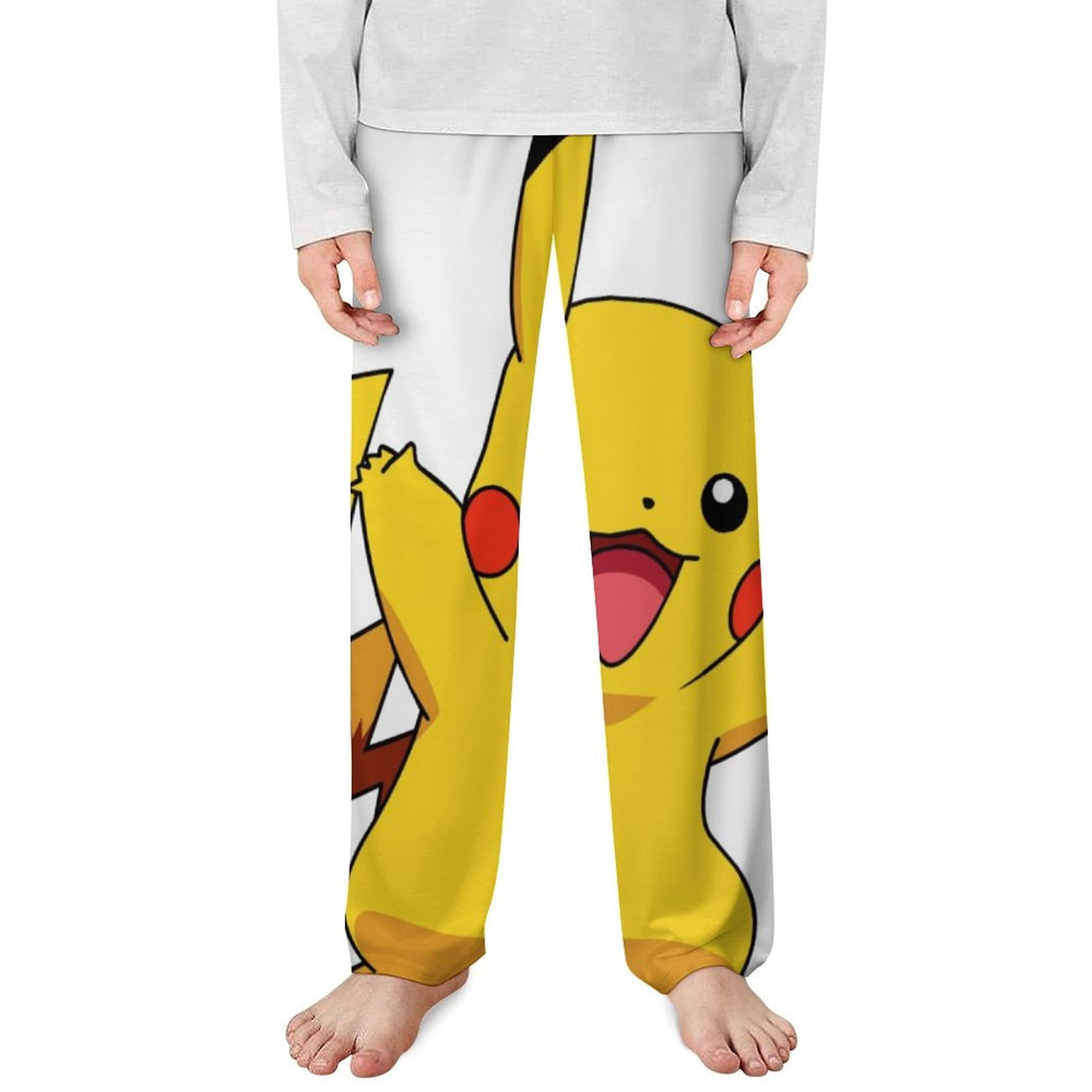 Pikachu Pajama Pants for Kids Anime Sleep Bottoms Pikachu Merch for ...