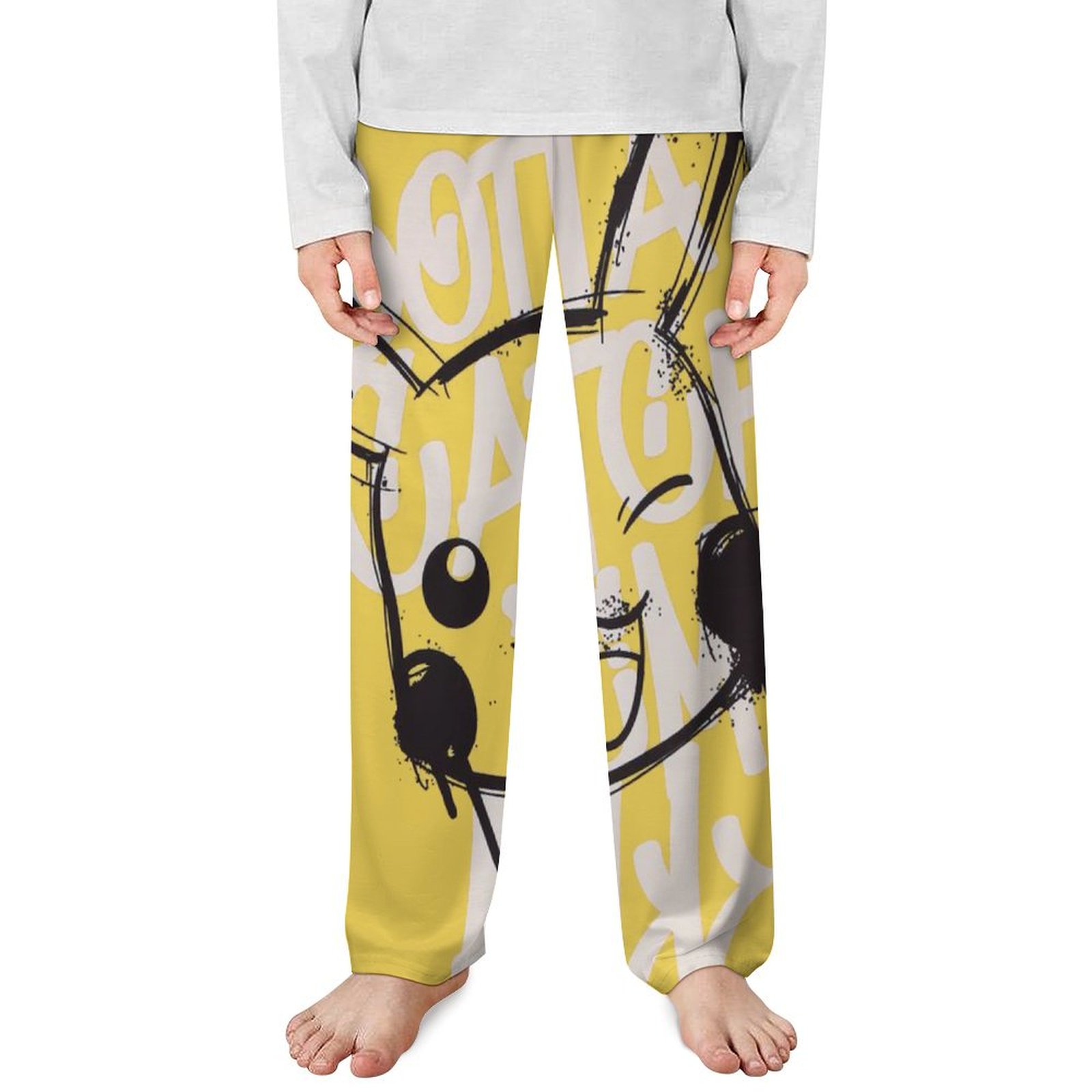 Pikachu Pajama Pants for Kids Anime Sleep Bottoms Pikachu Merch for ...