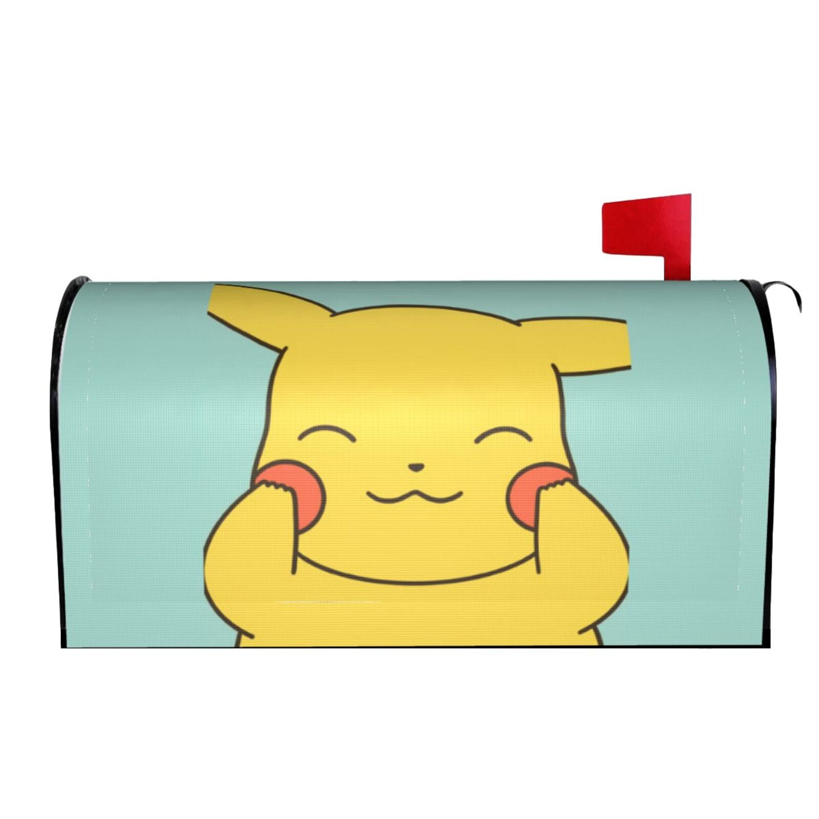 Pikachu Pinch Face2 Cartoon Character Mailbox Cover Magnetic Standard ...