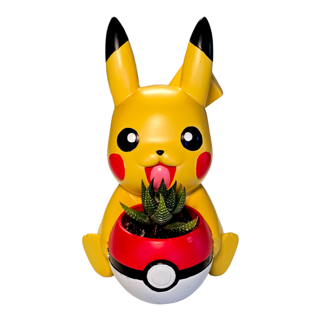 Pikachu Planter Pot 5'' - Cute Anime Succulent Plant Pot For Office ...