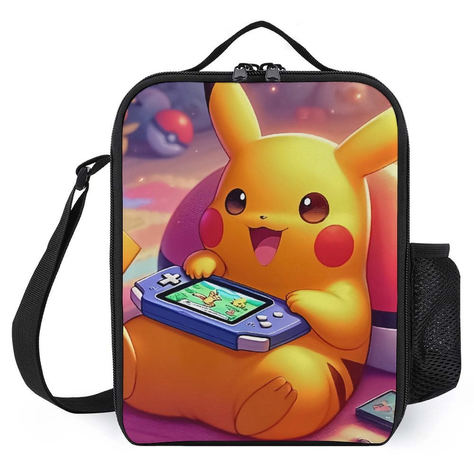 Pikachu Playing Pokemon Portable Thermal Insulation and Cold ...