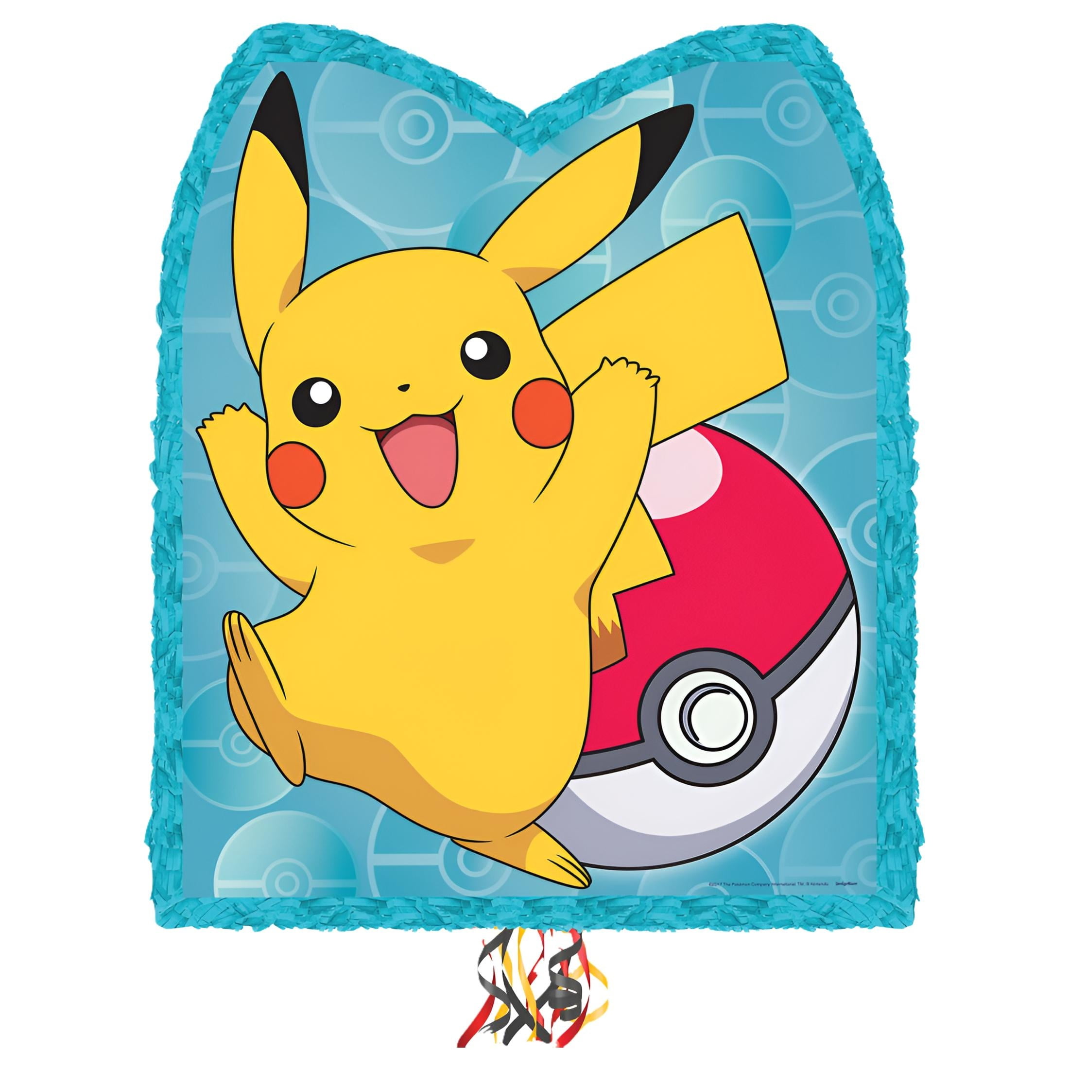 Pikachu Pokemon Core Pull String Pinata Kit - Walmart.com