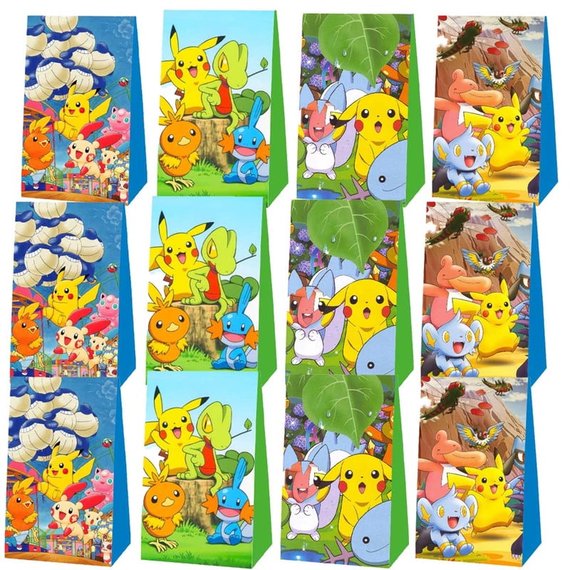 Pokemon Goodie Bags Party Favor Candy Decorations Treat Supplies ...