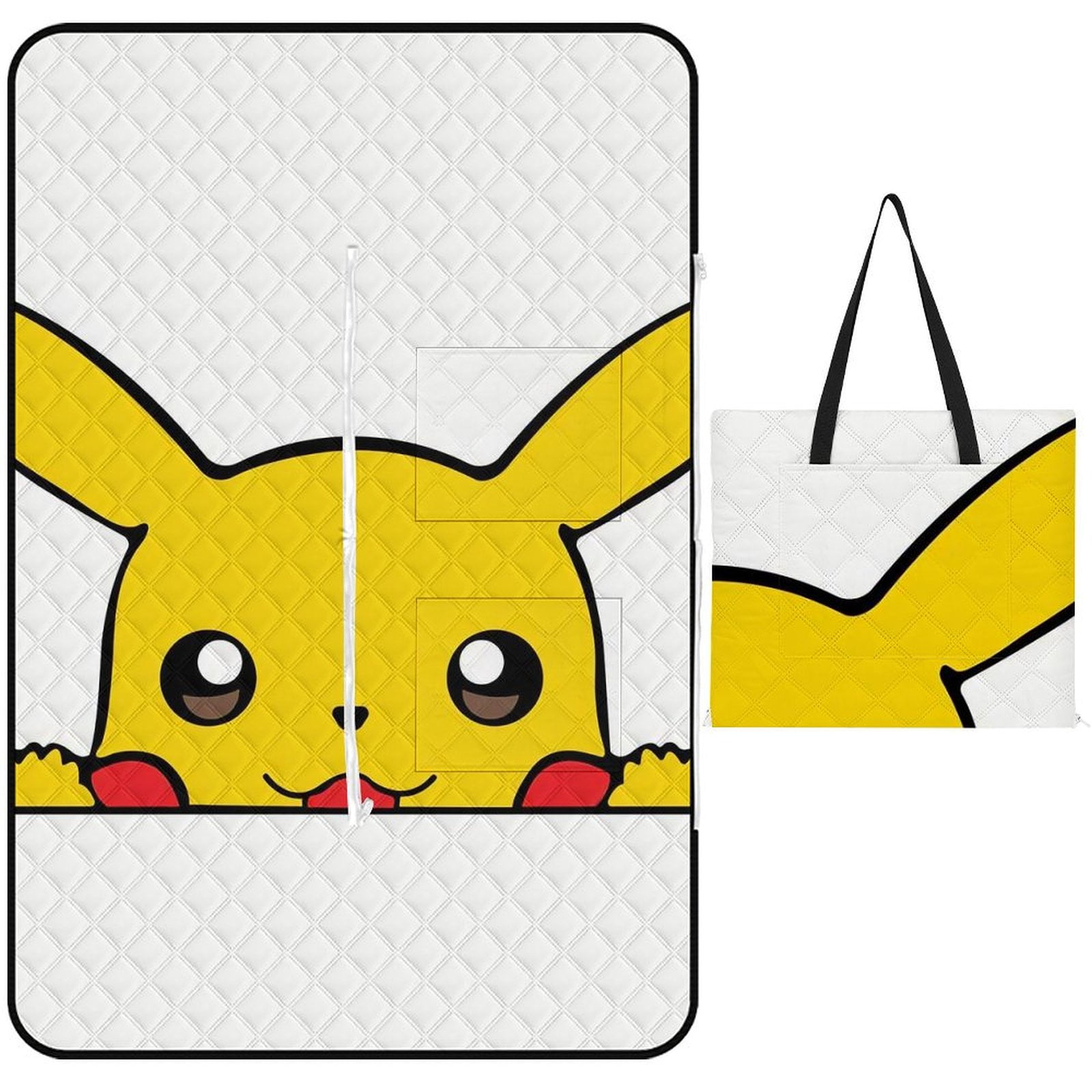 Pikachu-Pokemon Peeker Peeking Extra Large Picnic Blanket Waterproof,59 ...