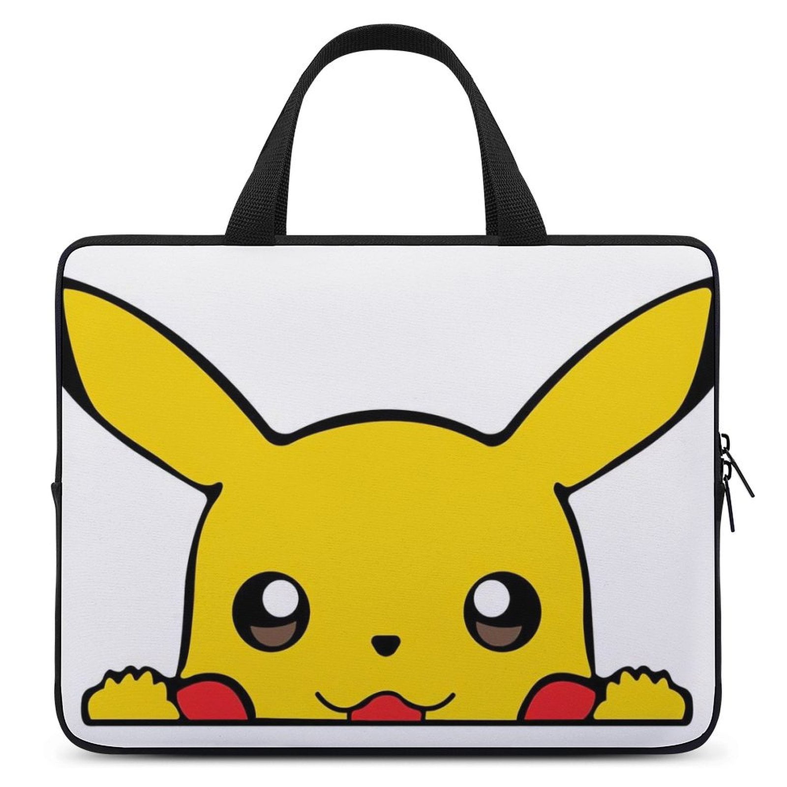 Pikachu-Pokemon Peeker Peeking Laptop Bag,Laptop Tote Bag for Women Men ...