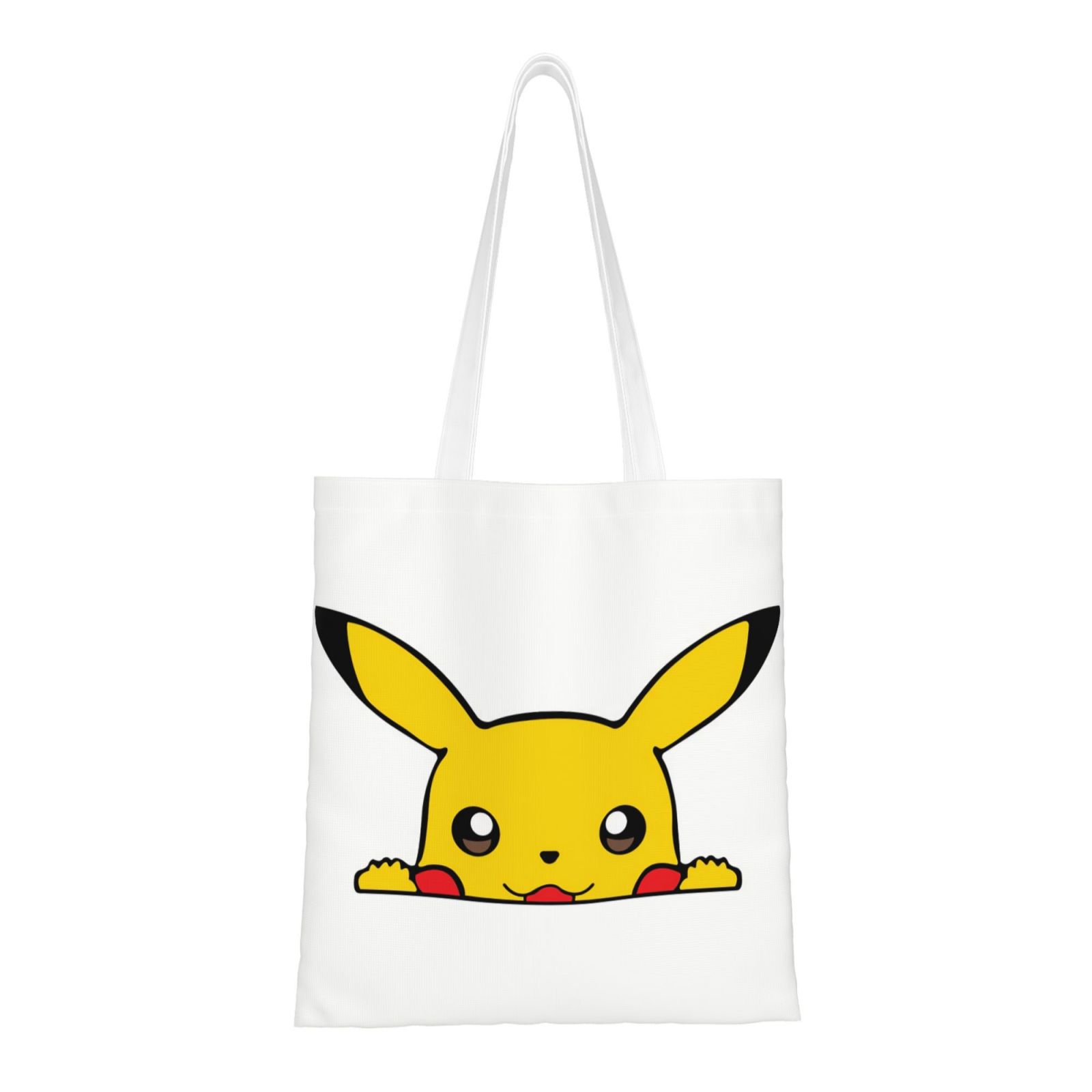 Pikachu Pokemon Peeker Peeking Tote Bag For Women Girls Girly Cartoon ...