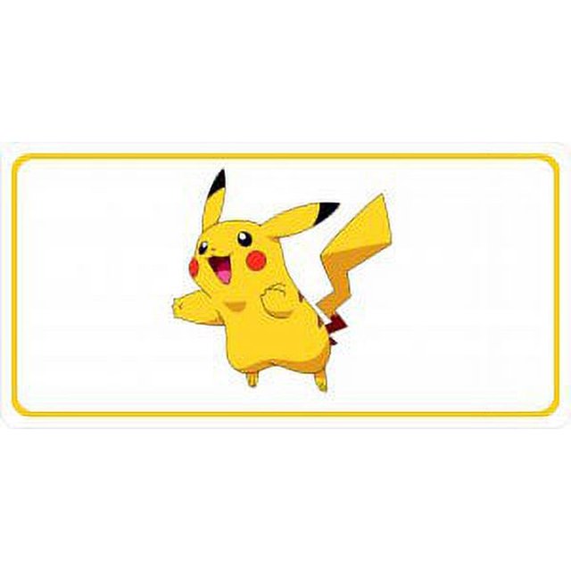 Pikachu Pokemon Photo License Plate - Walmart.com