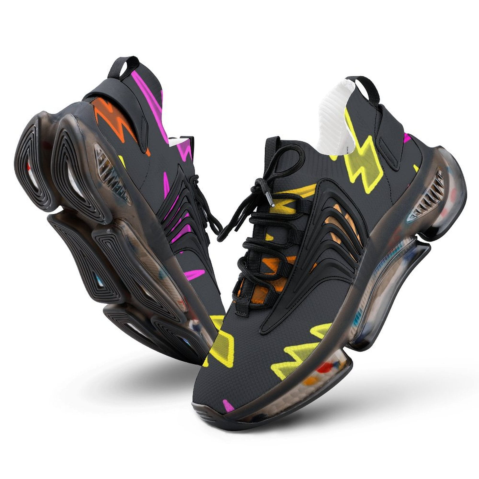 Pikachu, Raiden, Dazzling，colorful Walking Shoes for Men Woman ...