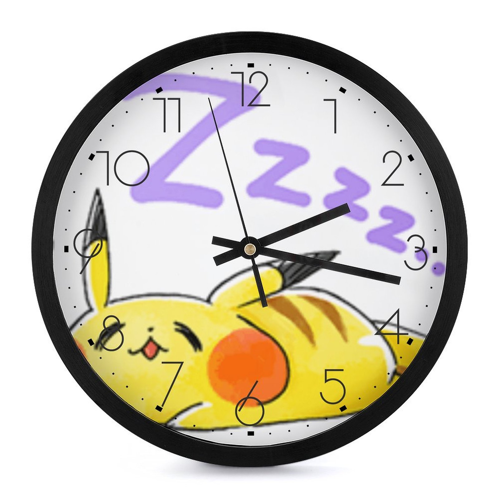 Pikachu Round wall clocks battery operated decorative - Walmart.com