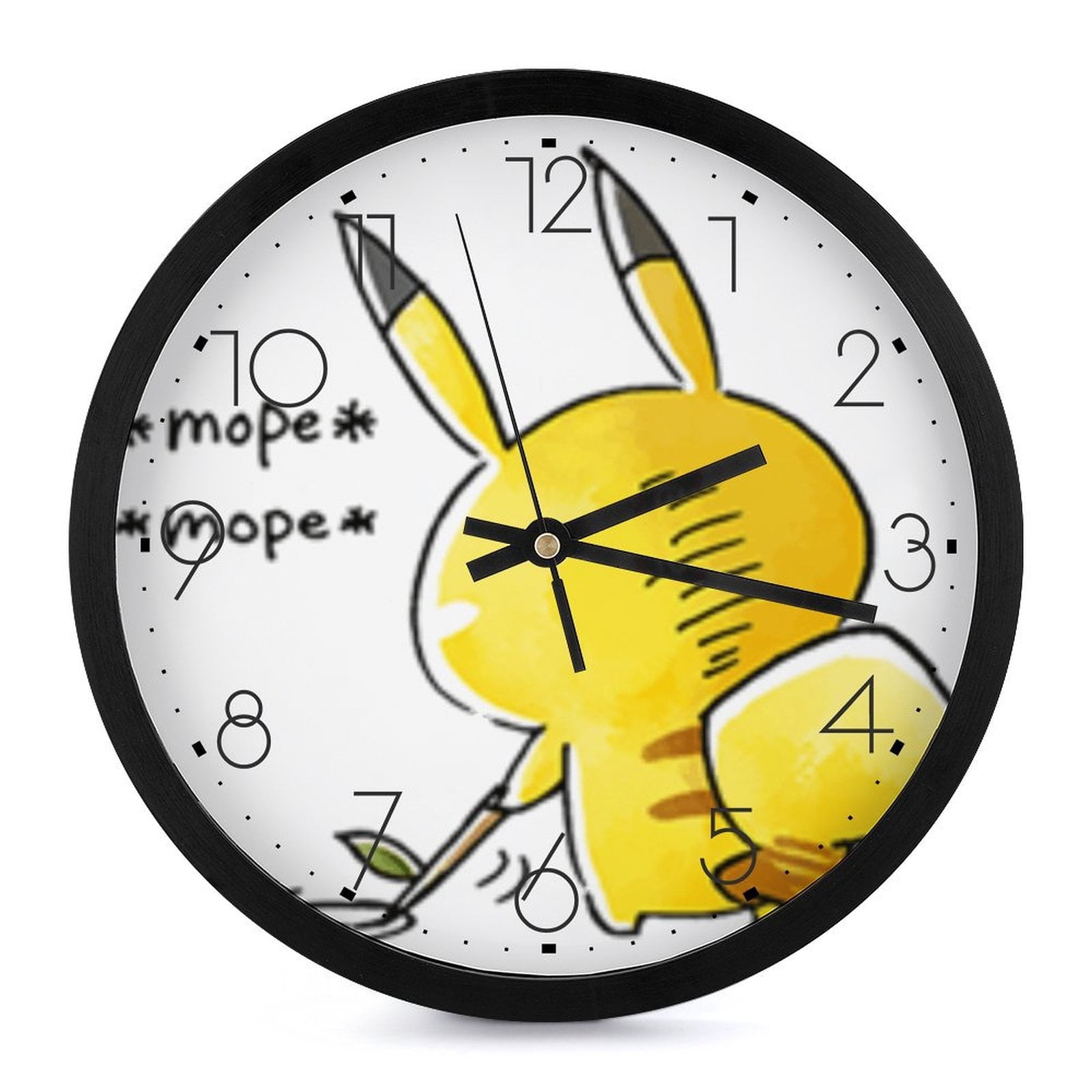 Pikachu Round wall clocks battery operated decorative - Walmart.com