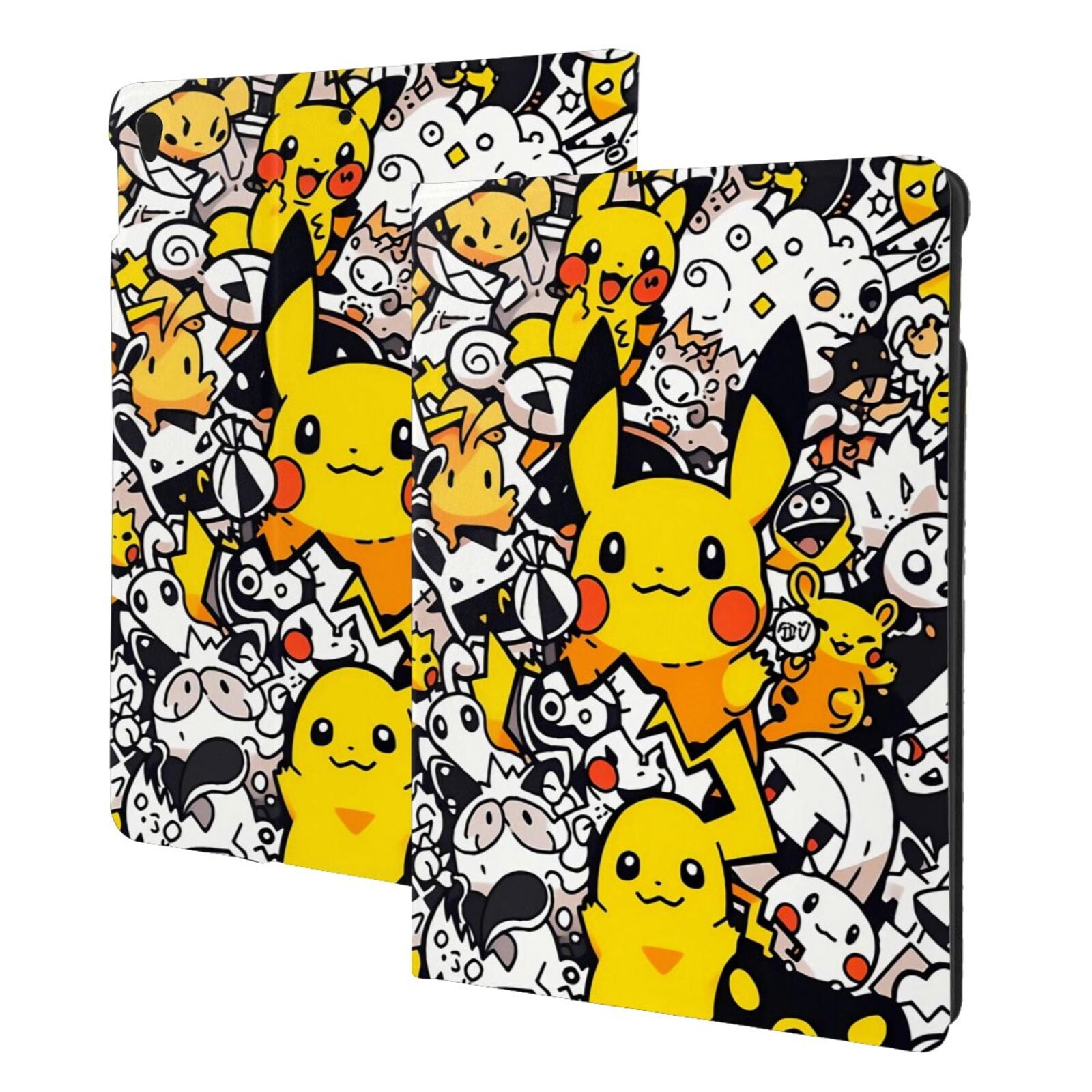 Pikachu Simple Doodle Kawaii Cute 3d Design Ipad Case Soft Covers For ...