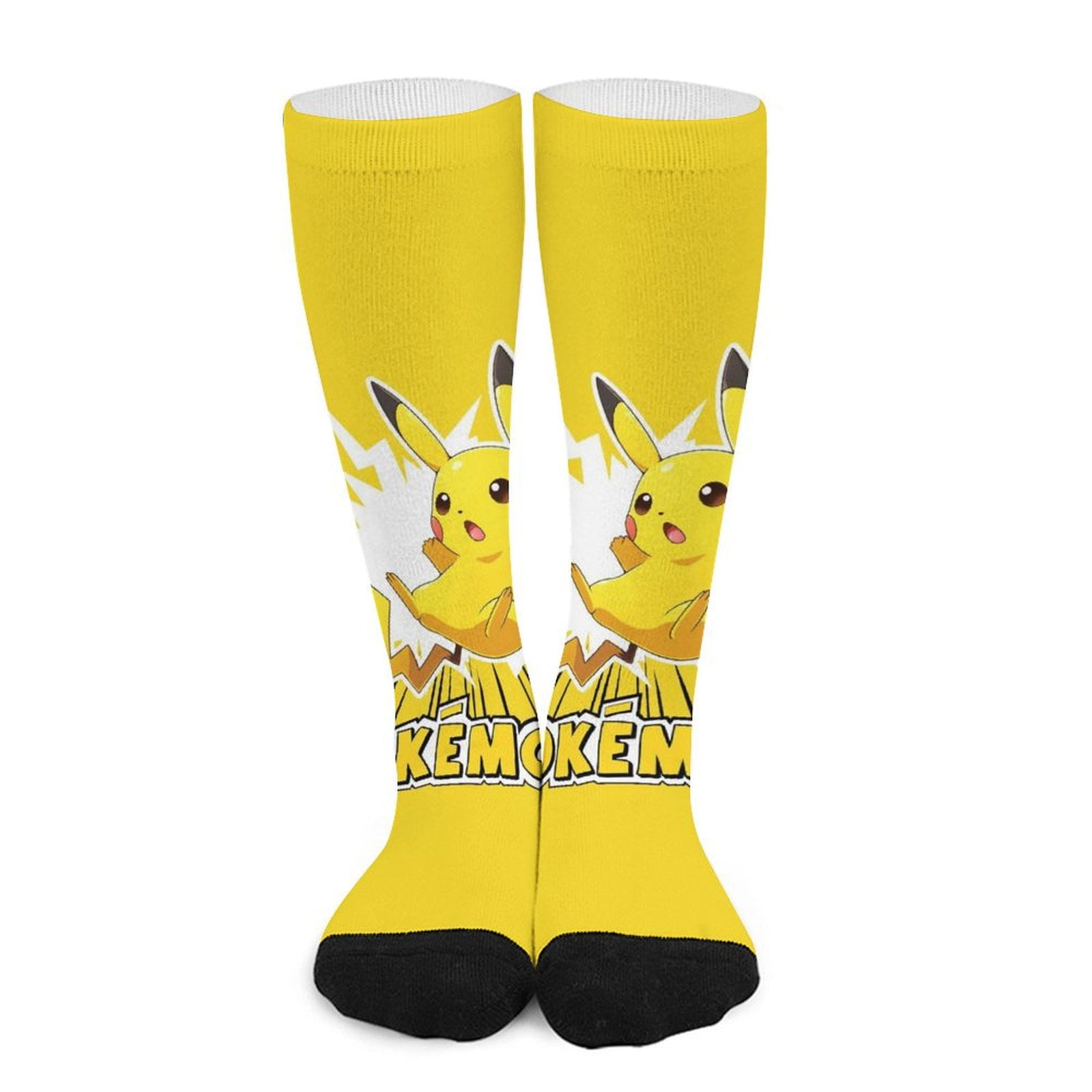 Pikachu Stocking Long Socks Breathable Knee High Thigh Stockings High Socks Sport Socks for Mens ...