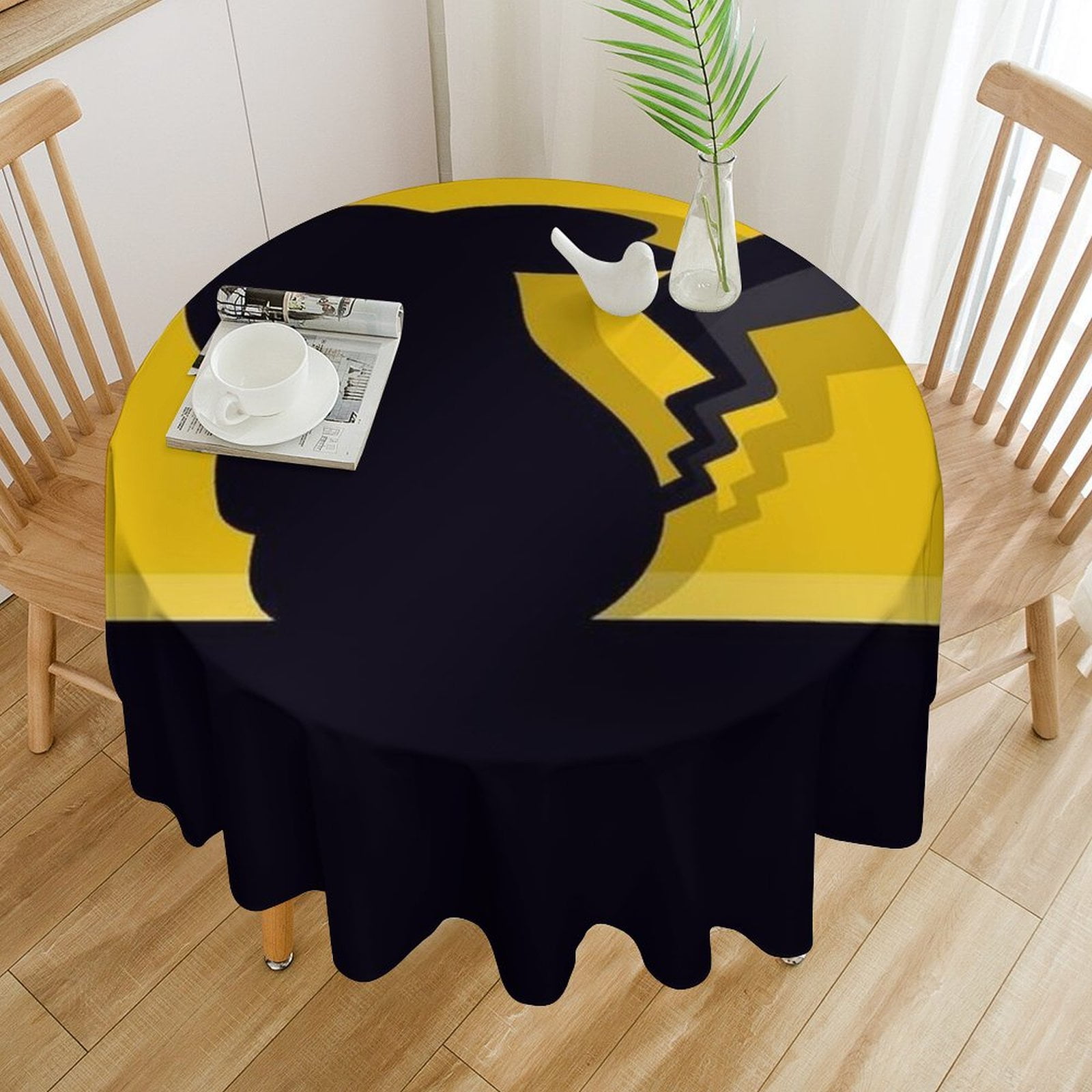 Pikachu Tablecloth Anime for Dining Table Picnic Gift 50x50in Pikachu ...