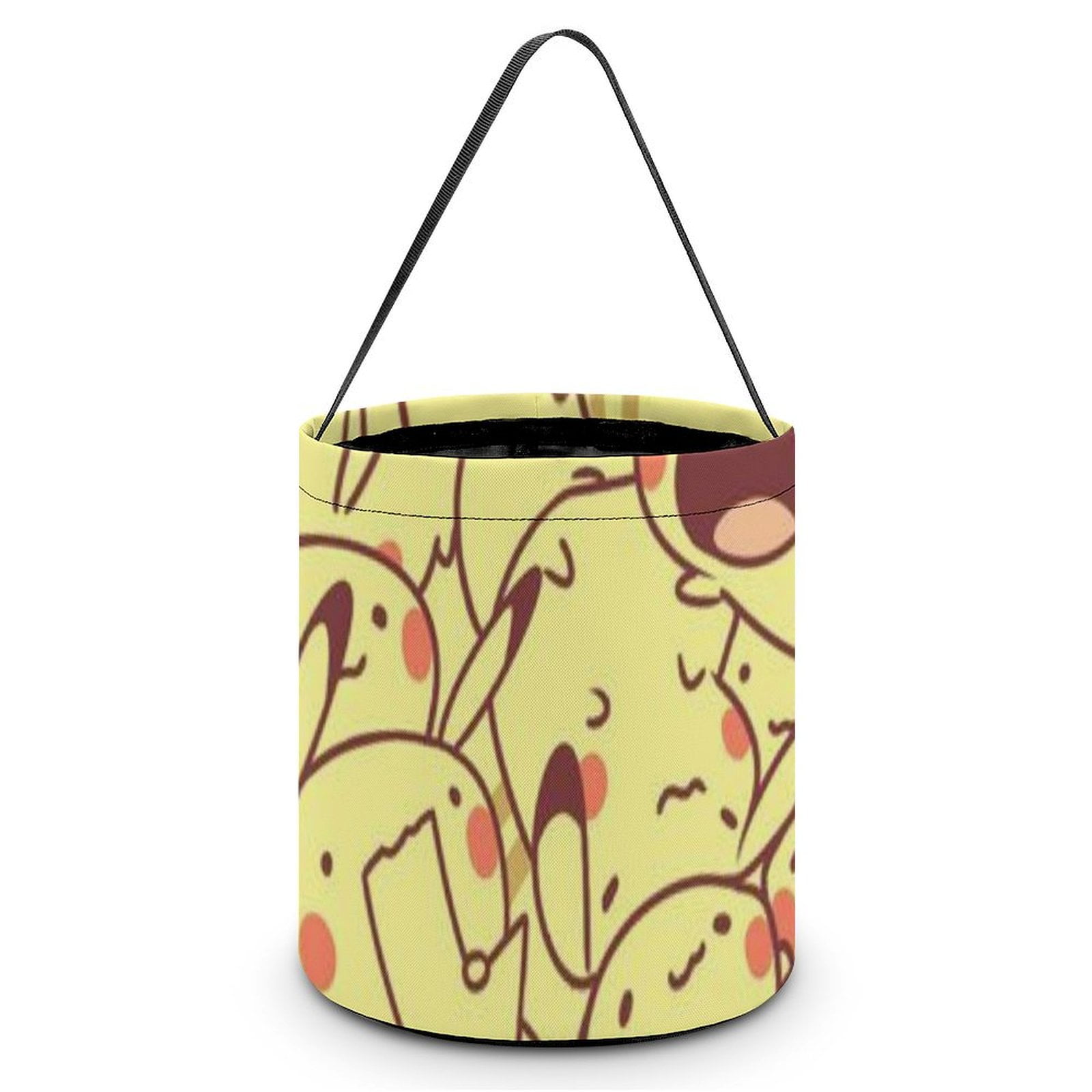 Pikachu Tote Bag Halloween Tote Candy Bag Gift Bucket Kids Candy Bucket ...