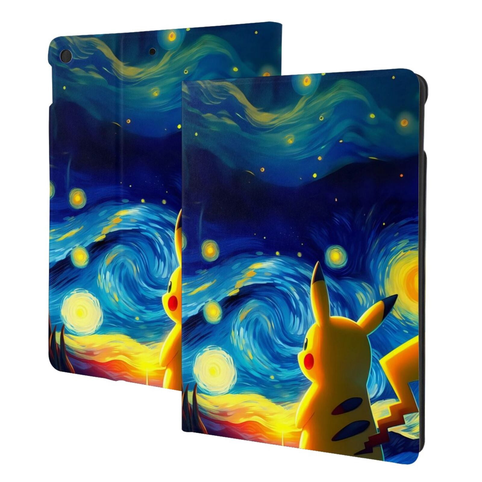 Pikachu Under The Night Sky Kawaii Cute 3d Design Ipad Case Soft Covers ...