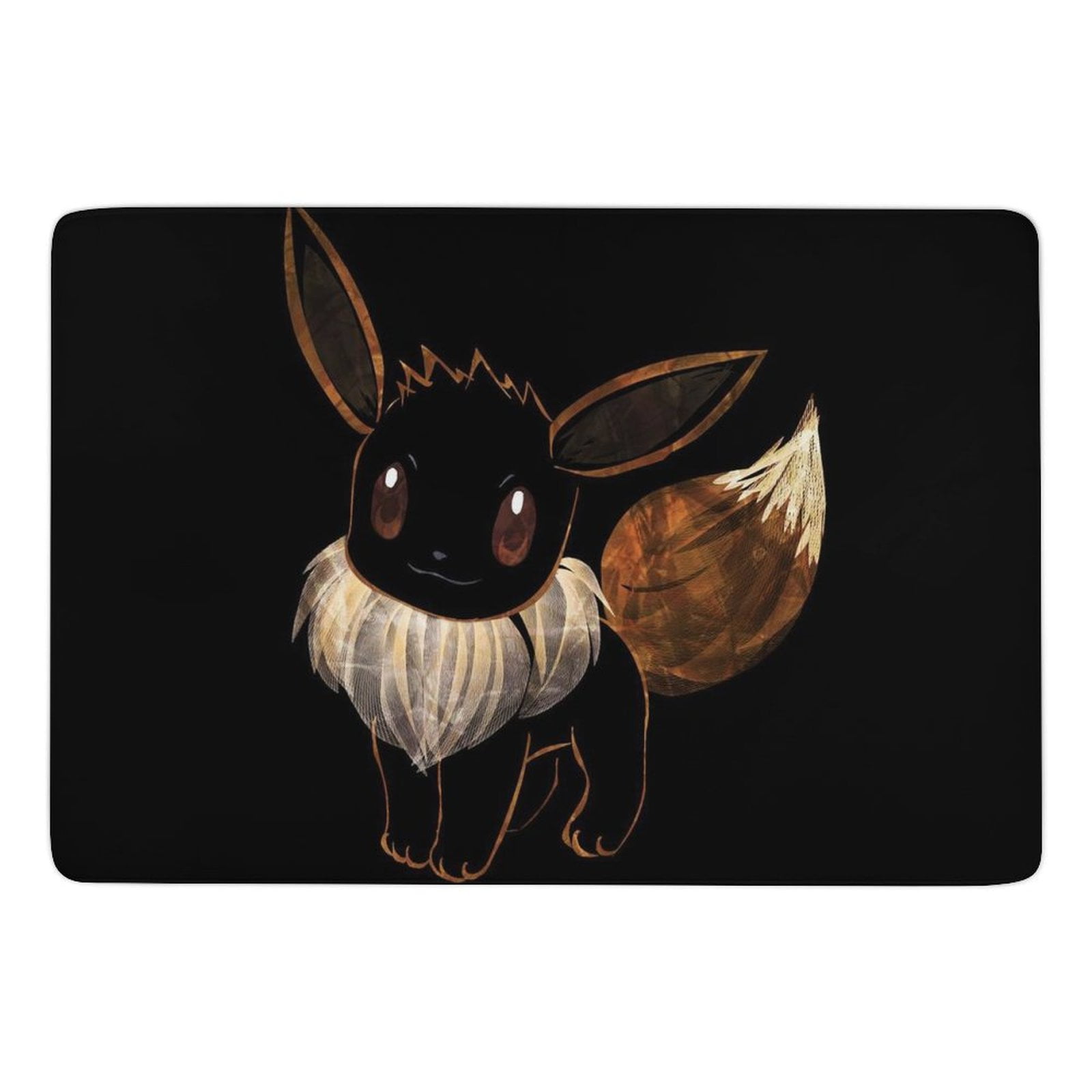 Pikachu Velvet Floor Mat，Washable Rug for Living Room Bathroom Bath ...