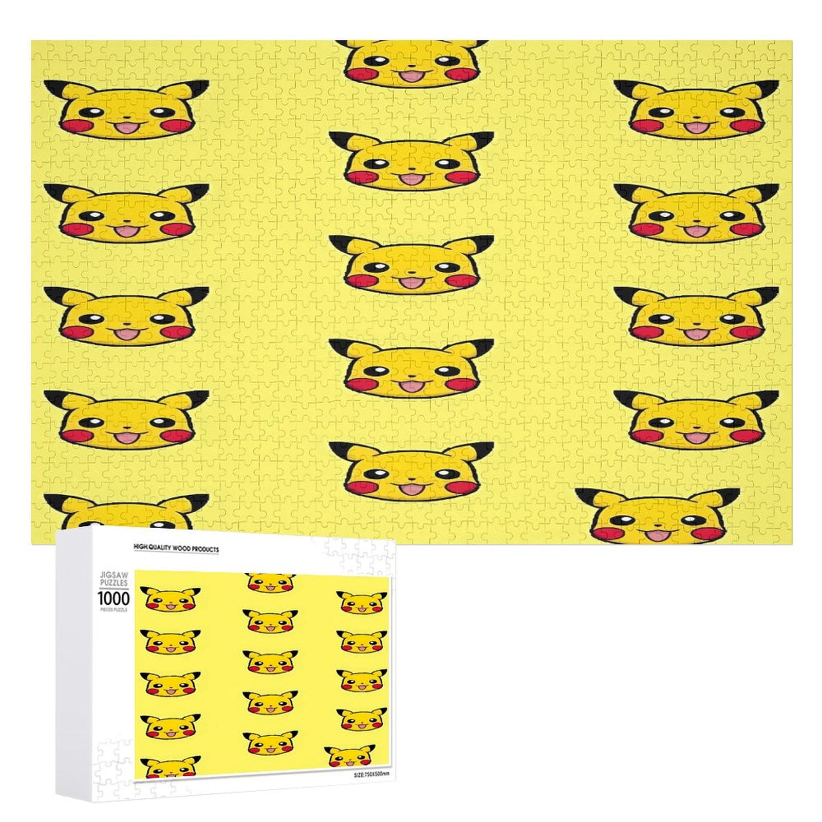 Pikachu Wooden Picture Puzzle-Eco-Friendly Wood, Educational Toy That ...