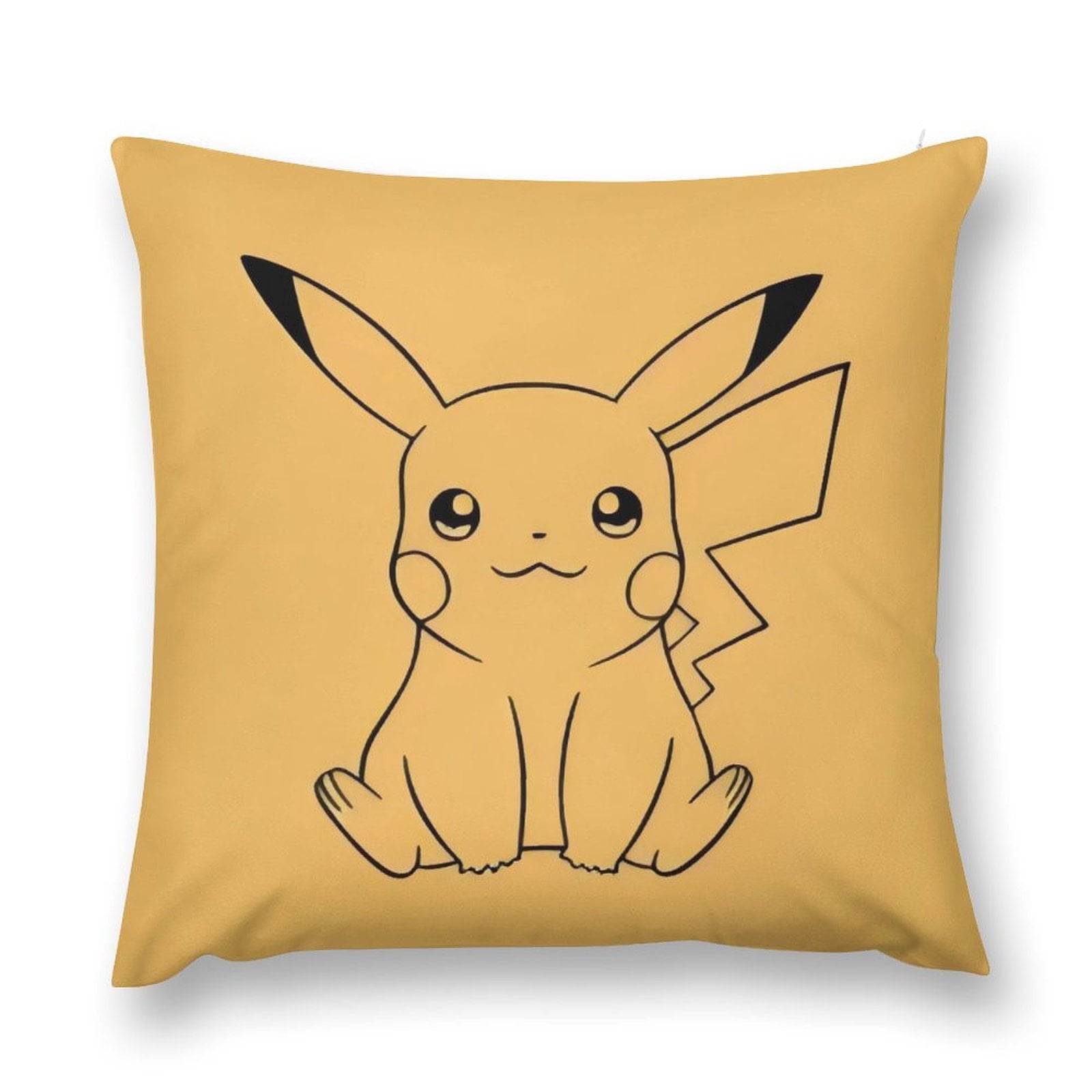 Pikachu cartoon sofapillowcasesoft hug pillowcase 2 PCS 18 "x18 ...