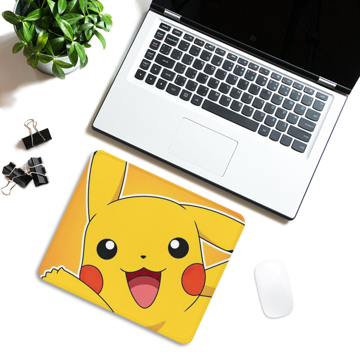 Pikachu cute12*10in Genshin Impact Comfortable Mouse Pad Gaming Mouse ...