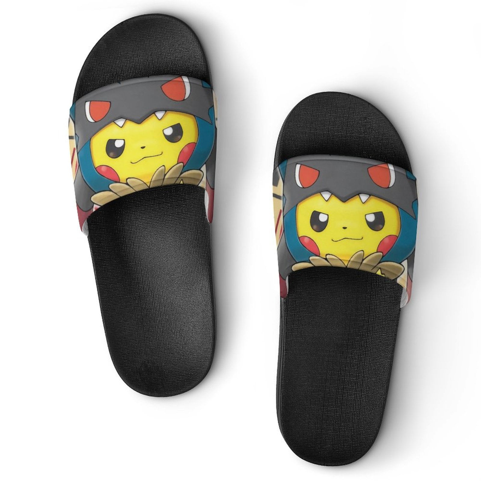 Pikachu-mega Lucario Slippers for Women and Men,Beach Sandals,House ...