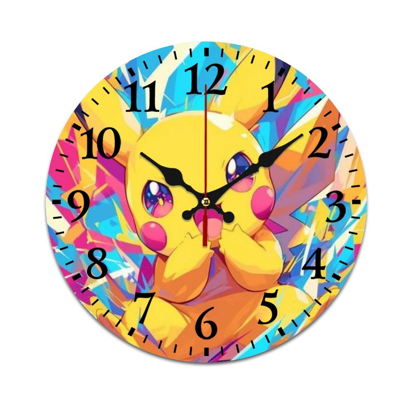 Pikachu wall clocks battery operated decorative 30cm/11.8in - Walmart.com
