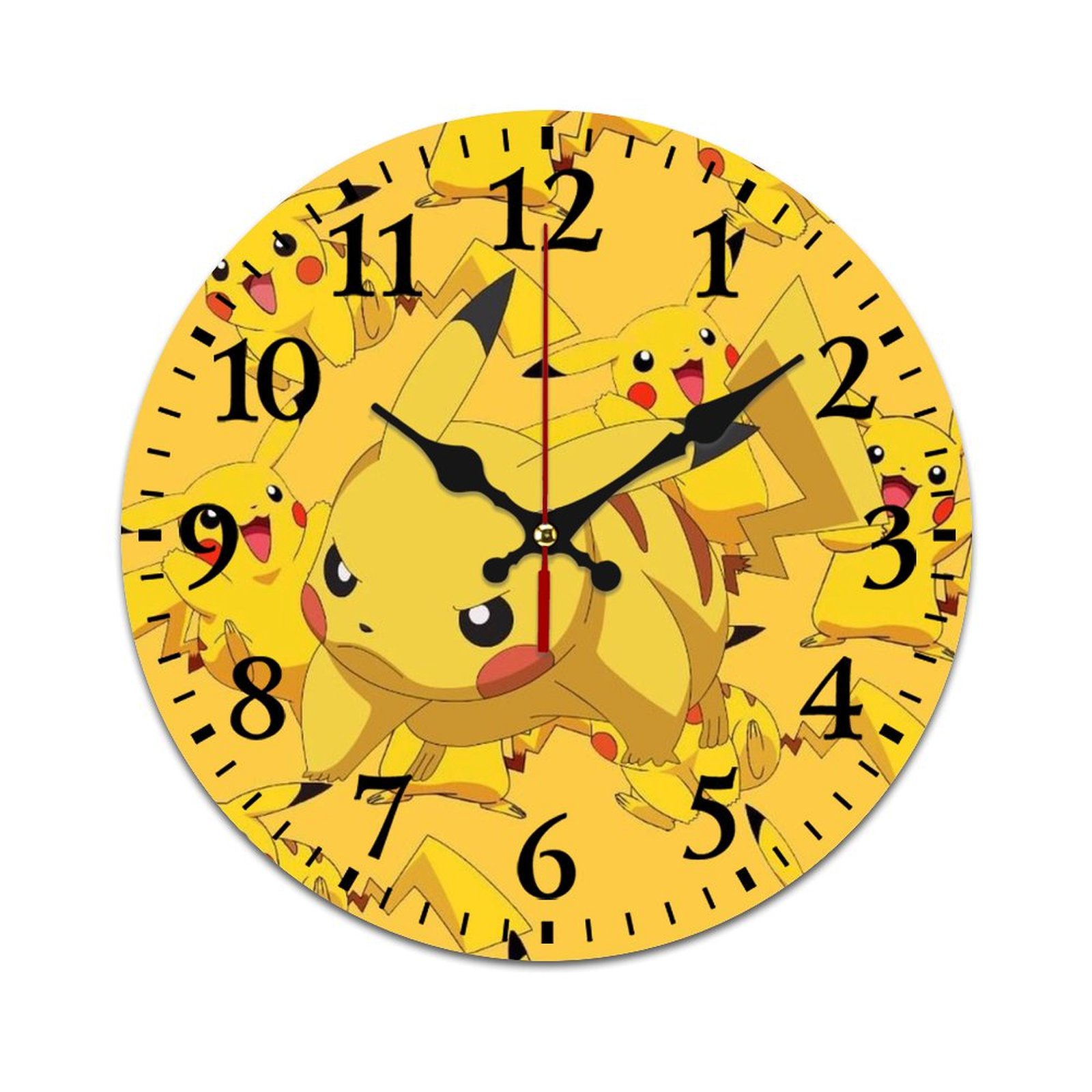 Pikachu wall clocks battery operated decorative 30cm/11.8in - Walmart.com