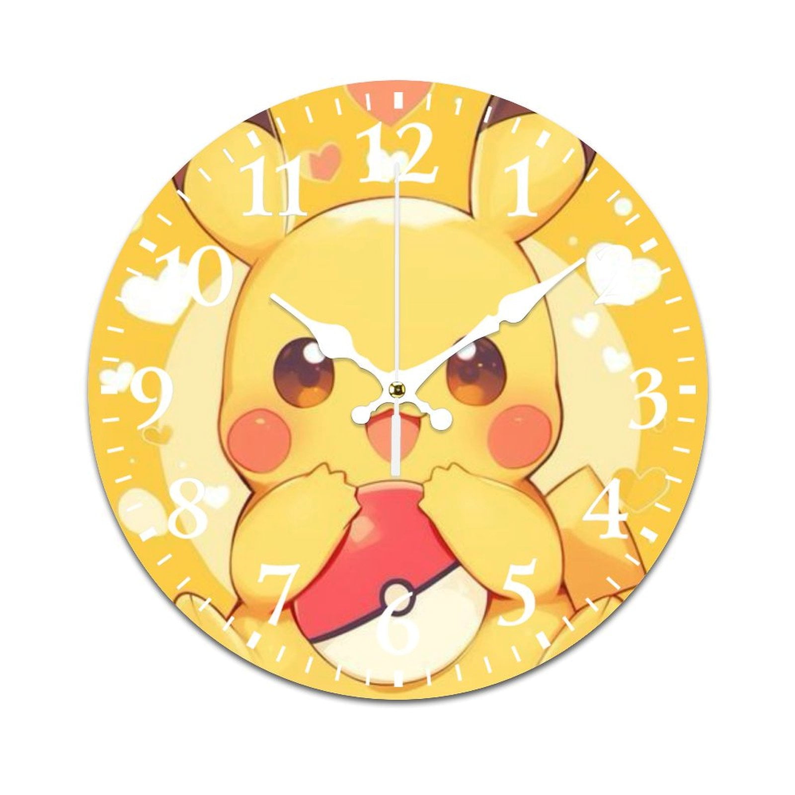 Pikachu wall clocks battery operated decorative 30cm/11.8in - Walmart.com