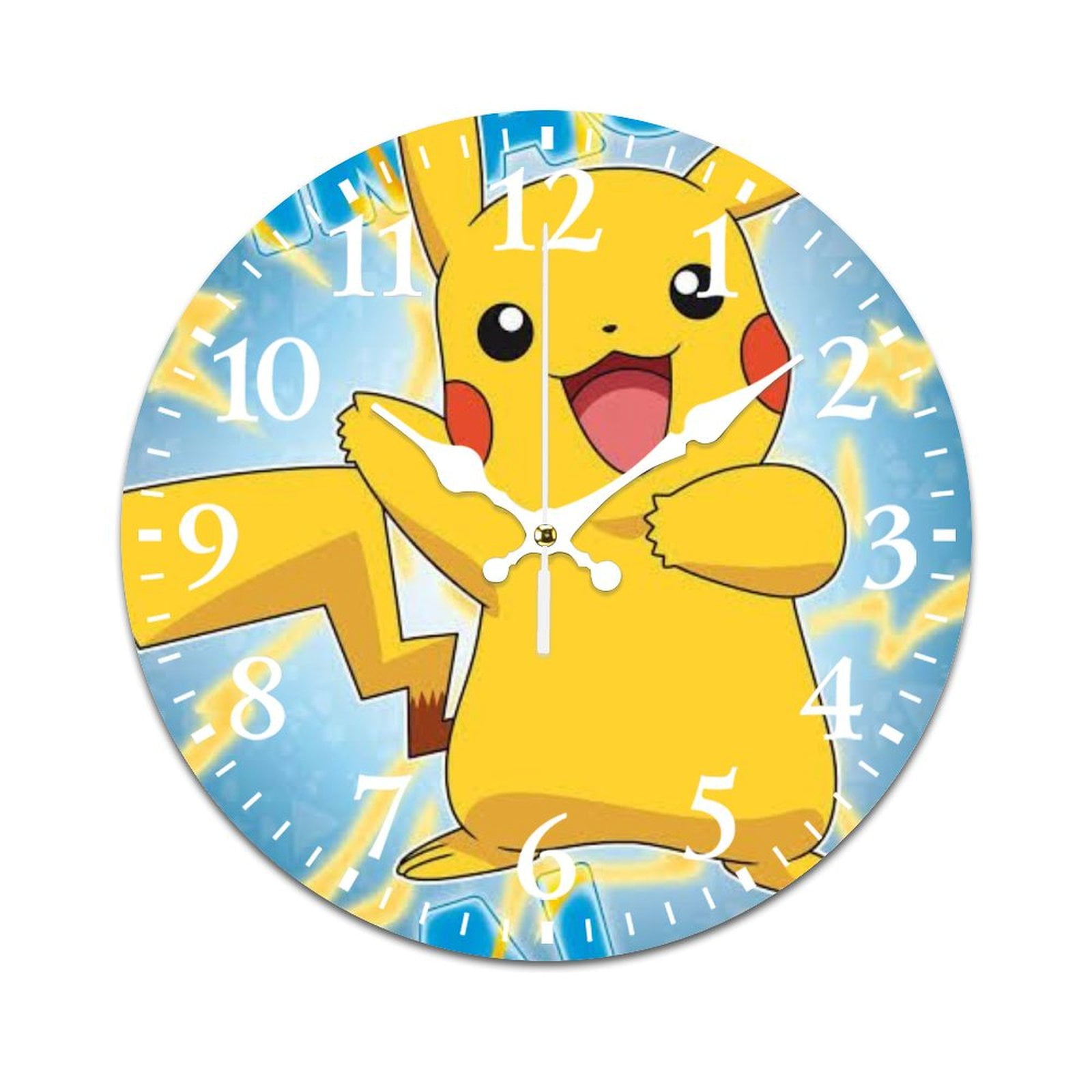 Pikachu wall clocks battery operated decorative 34cm/13.39in - Walmart.com