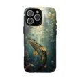 Pike Fish Crystal Waters Scene Case for iPhone 17 11 12 13 14 15 16 Pro ...