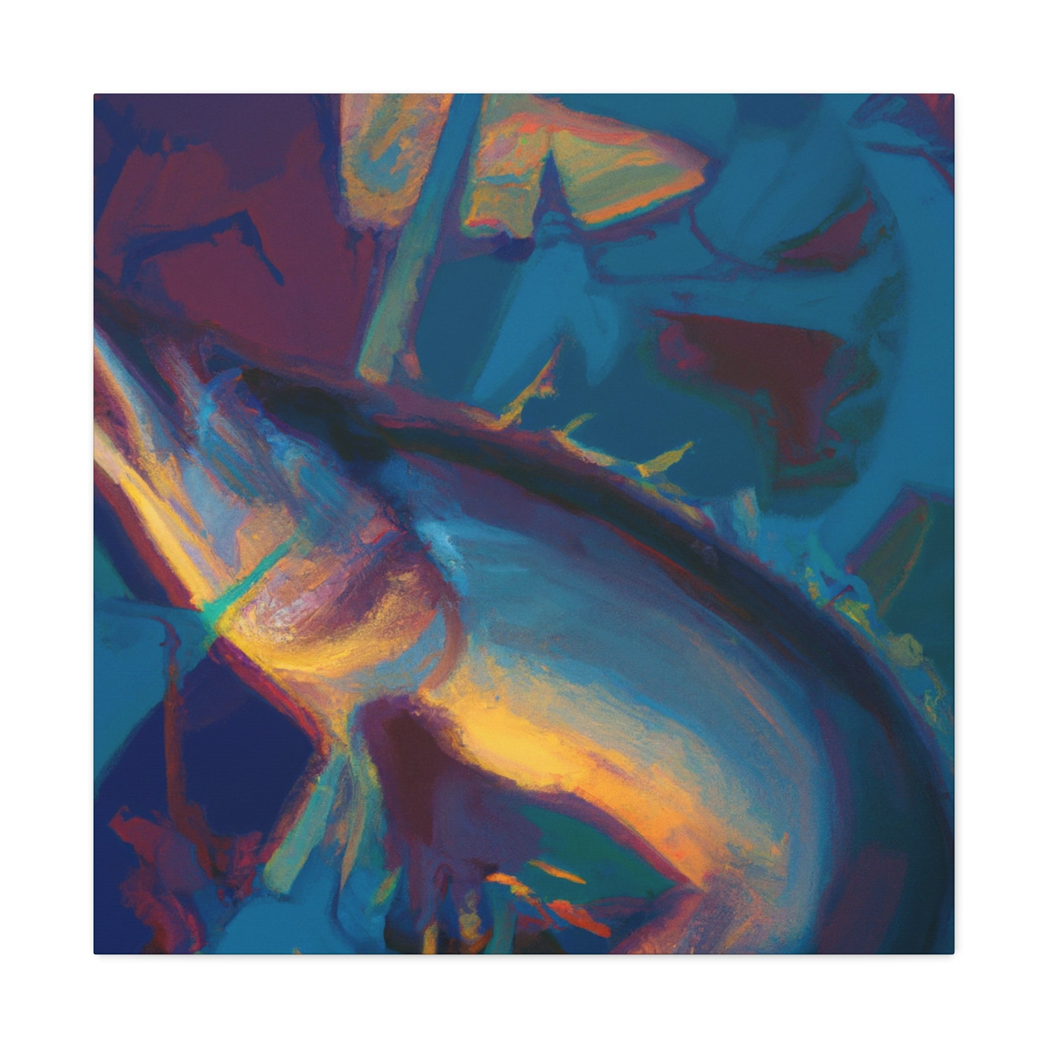 Pike Fish Surrealism - Canvas - Walmart.com