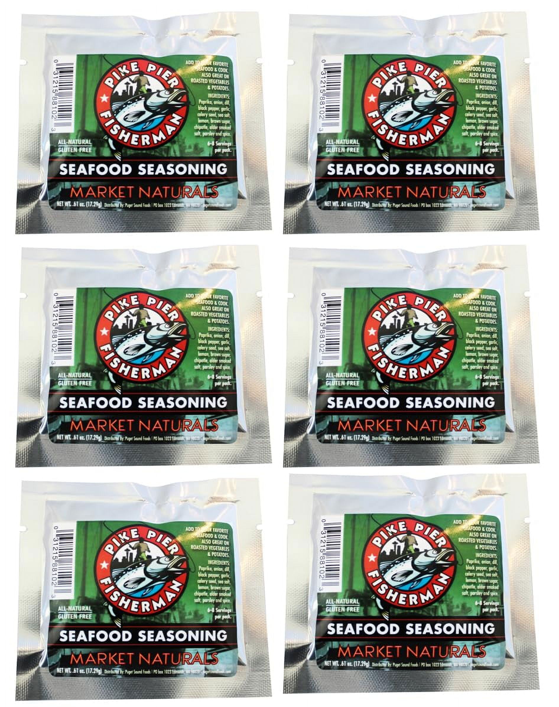 Pike Pier Fisherman Seafood DC20 Seasoning Foil Flavor Packet (6-PACK 3 ...