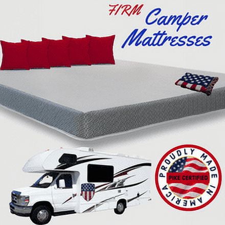 Pike's Brand Firm Camper RV Mattress 5.5" Thick - Made in USA (Short ...