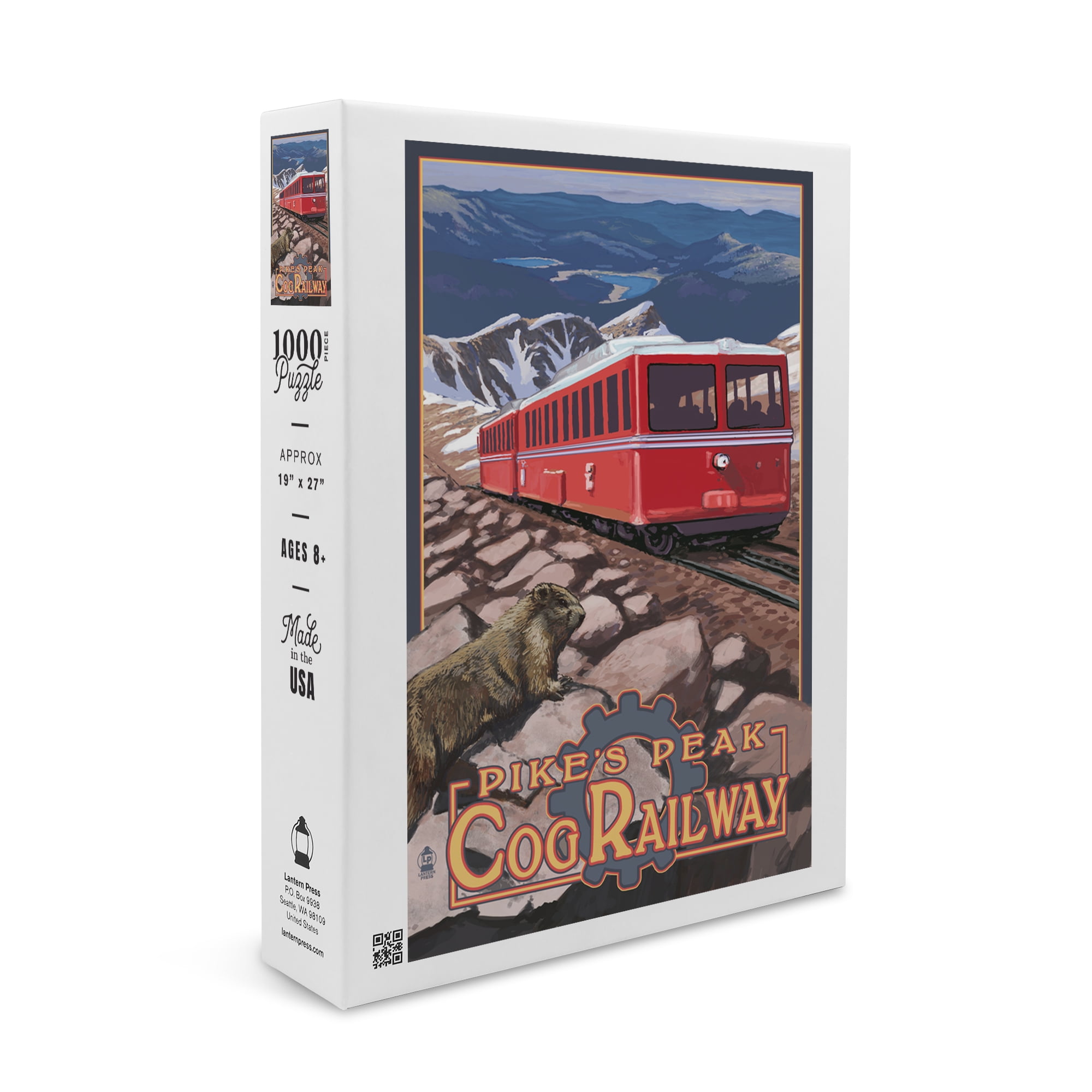Pikes Peak Cog Railway, Colorado, Swiss Locomotive (1000 Piece Puzzle ...